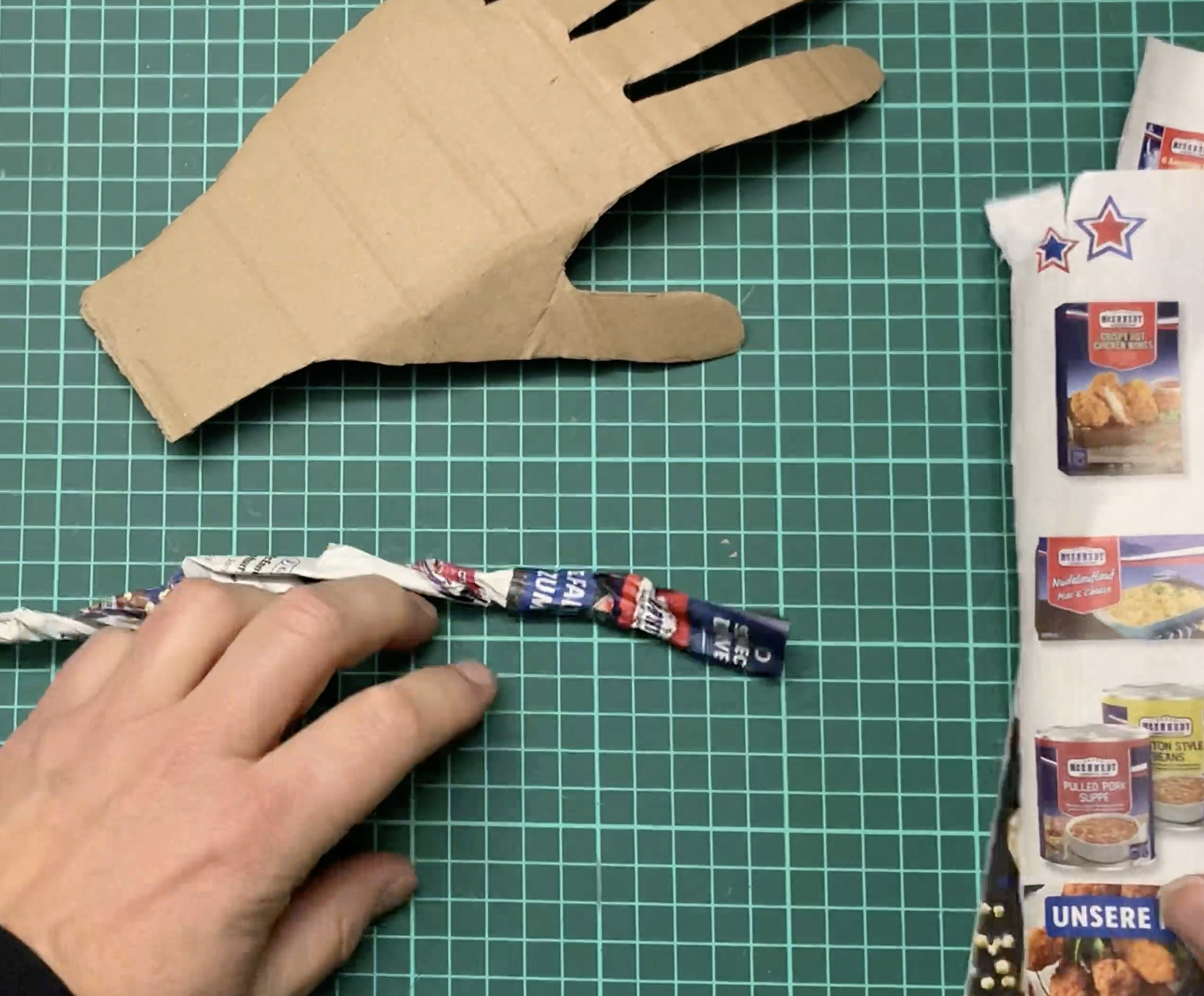 Creepy Hand...made From Cardboard and Paper : 7 Steps - Instructables