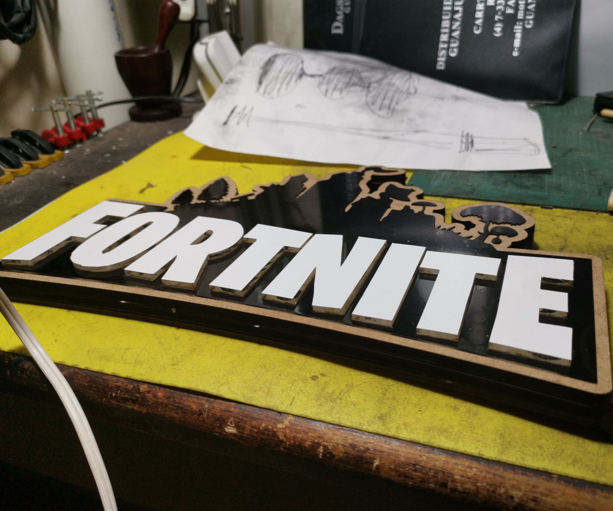 Fornite Lamp : 8 Steps (with Pictures) - Instructables