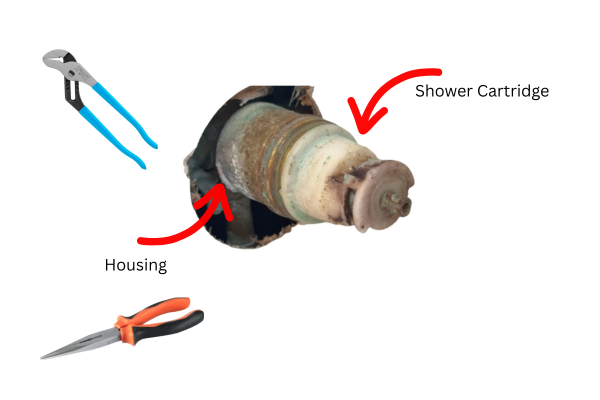 Instructions to Change a Shower Cartridge (Single Handle Delta Brand ...