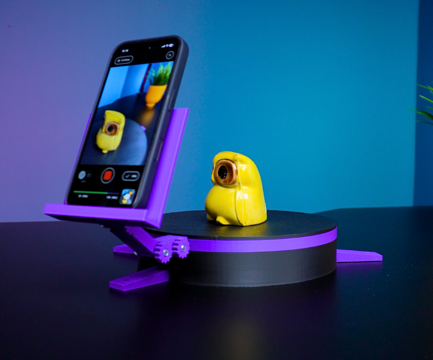 How to Build a Motorized 3D Scanning Turntable for Your Phone : 5 Steps ...