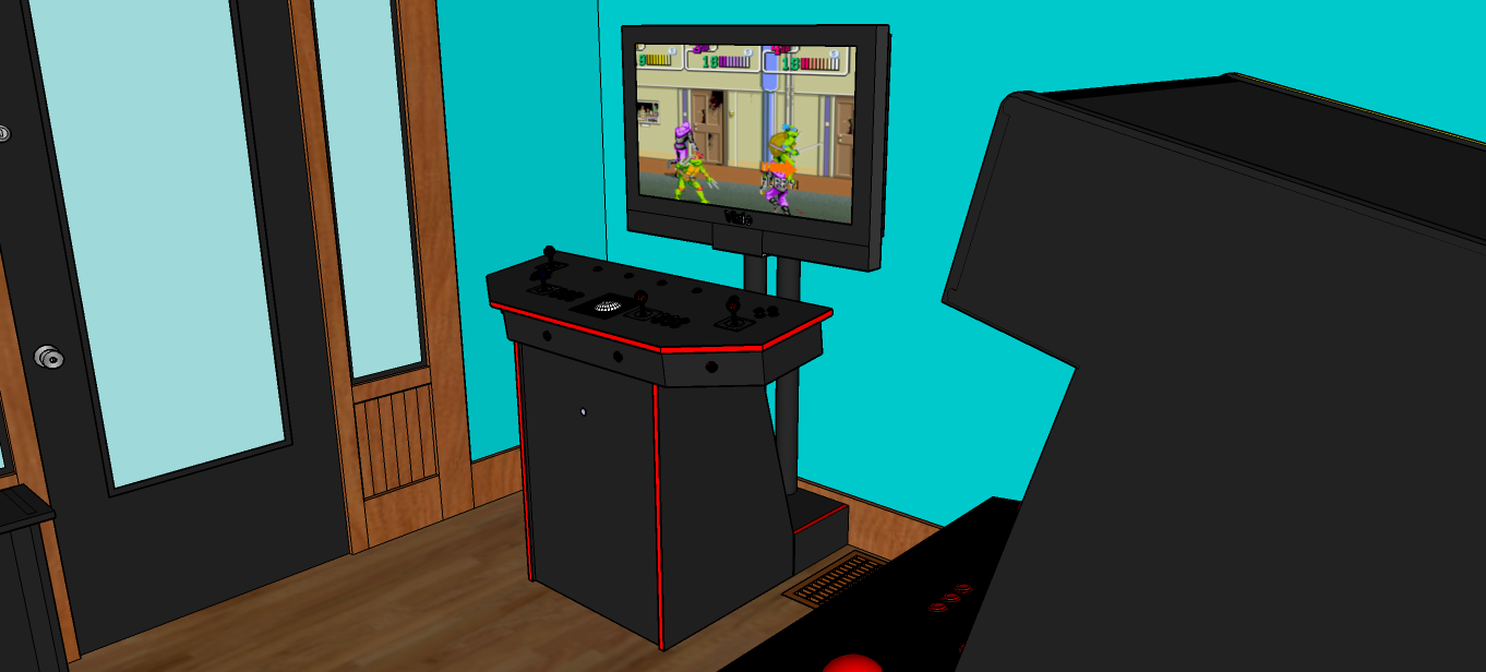 4-Player Pedestal Arcade Cabinet for MAME : 32 Steps (with Pictures ...