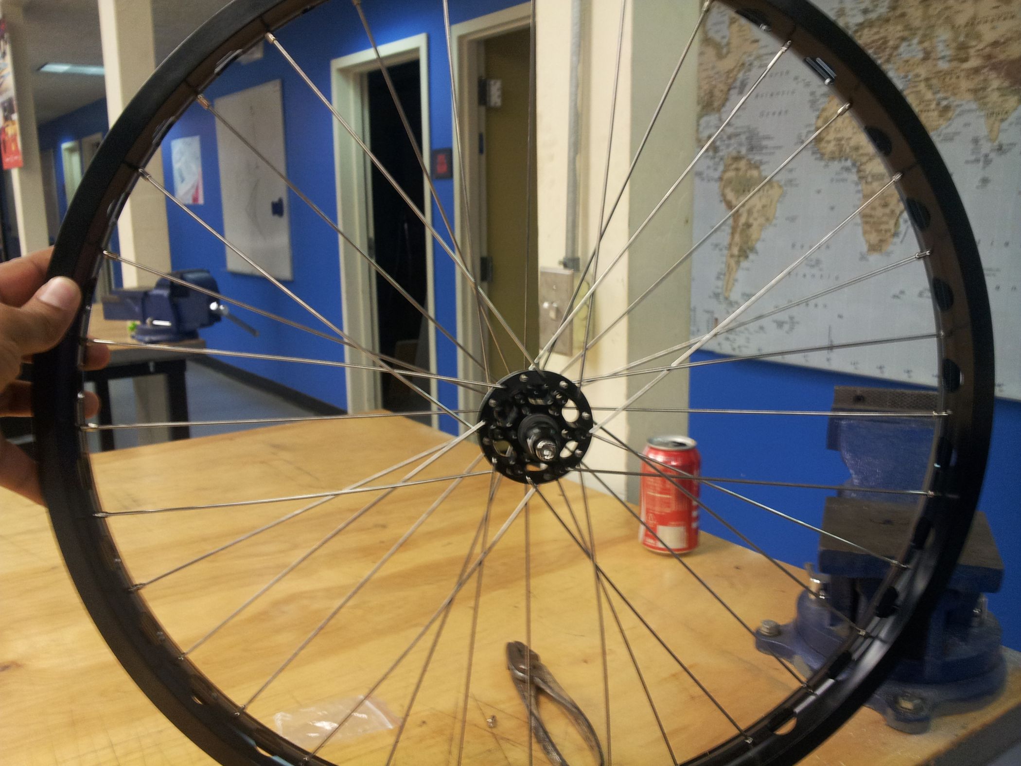 @TechShop Menlo Park: Building a Bicycle Wheel : 5 Steps (with Pictures ...