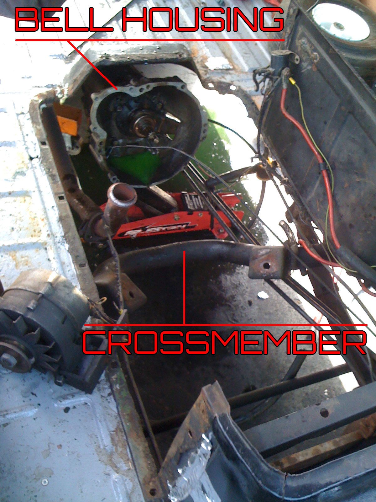 Pulling the Engine From a 1960's Ford Econoline Van : 14 Steps (with ...