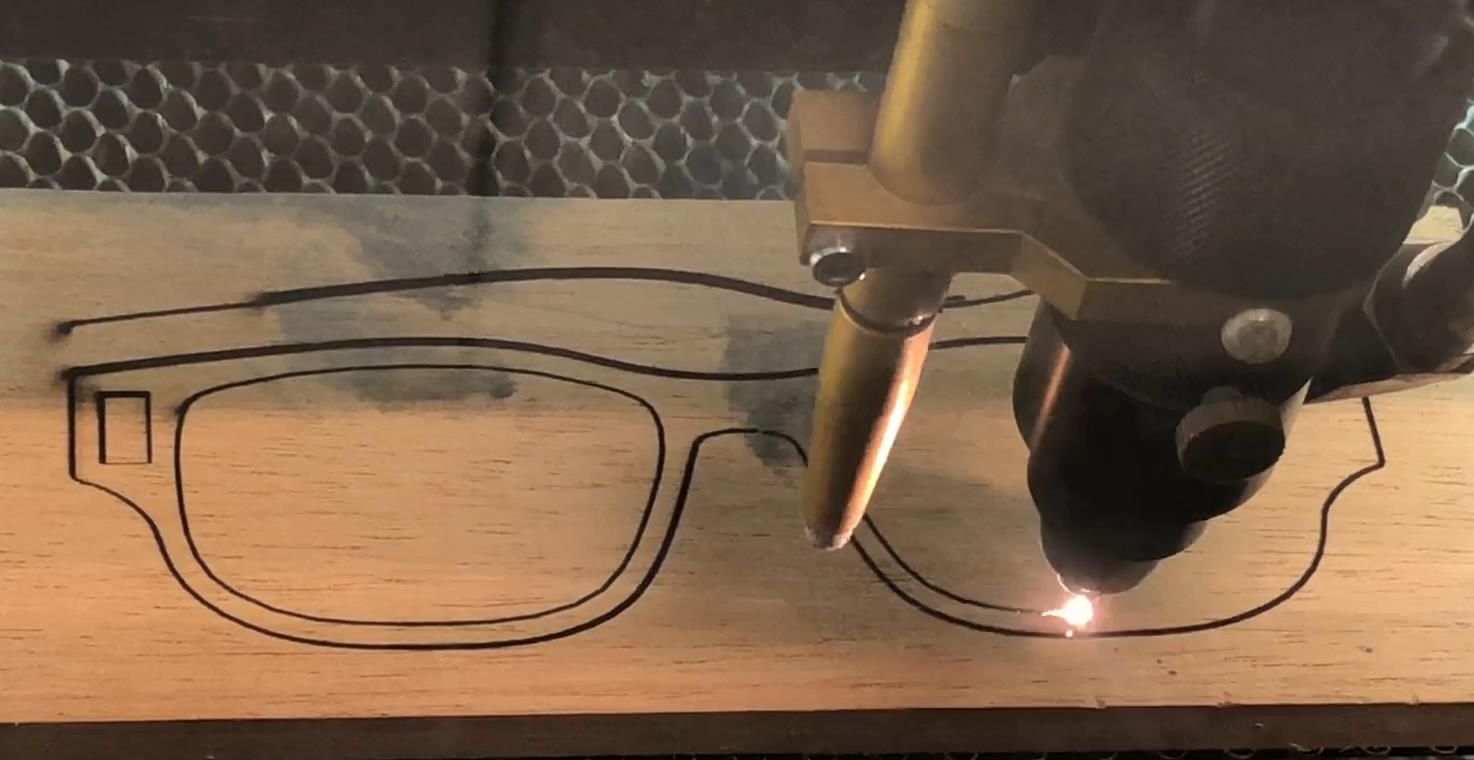 Homemade Glasses With Laser Cutter : 5 Steps (with Pictures ...