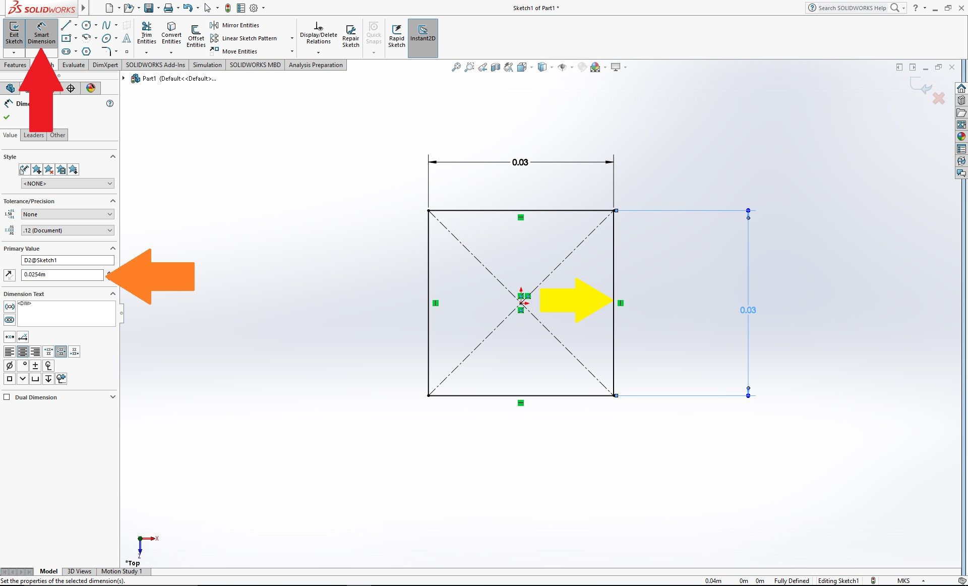 Learning a Few Basic Functions of SOLIDWORKS: Making a Six Sided Dice ...