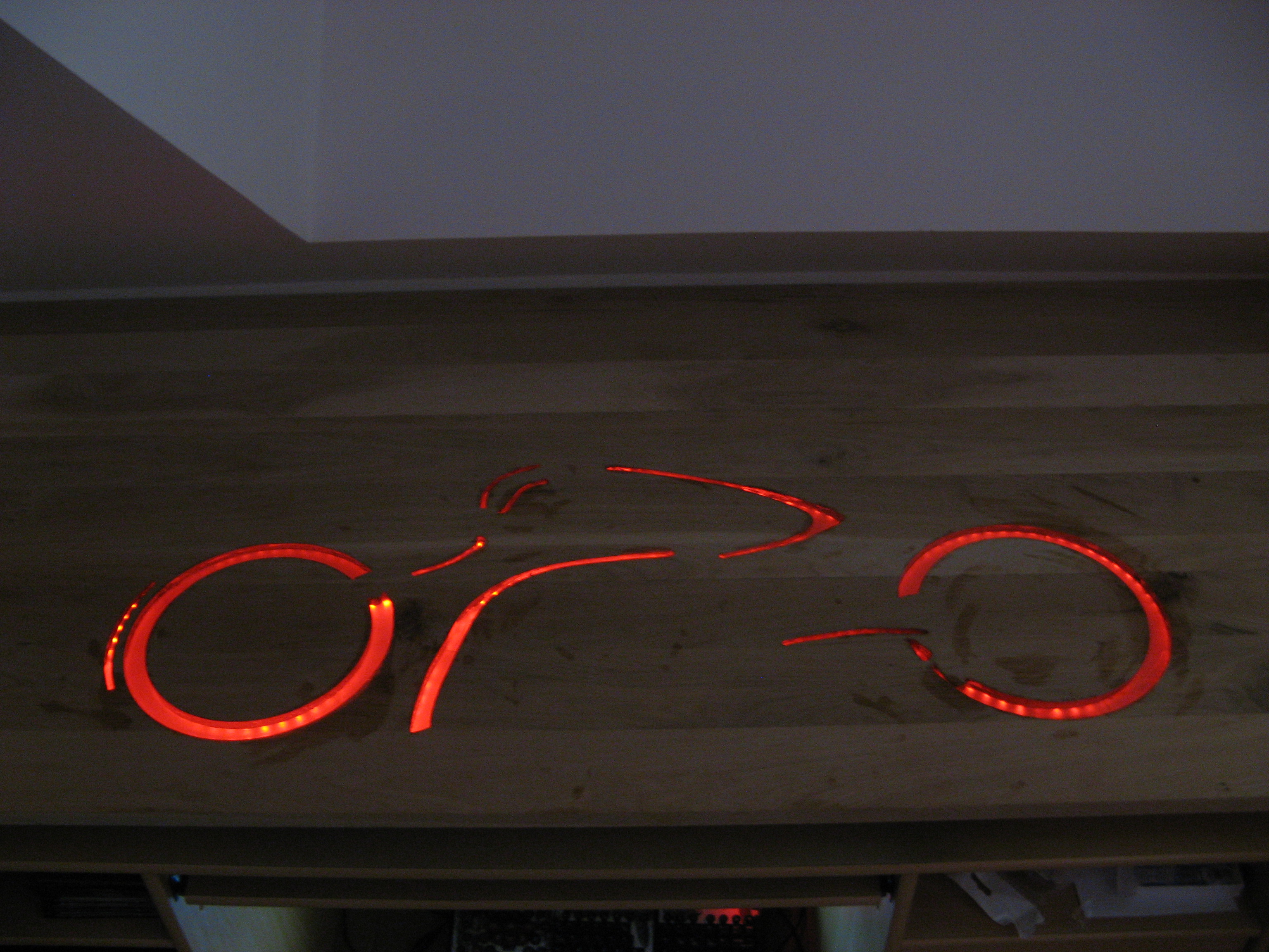 Make a Led Tron Desk and Led Tron Clock : 15 Steps (with Pictures ...