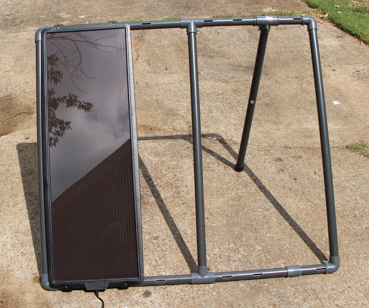 Assembling My Harbor Freight 45 Watt Solar Panel Kit - No Tools Needed ...