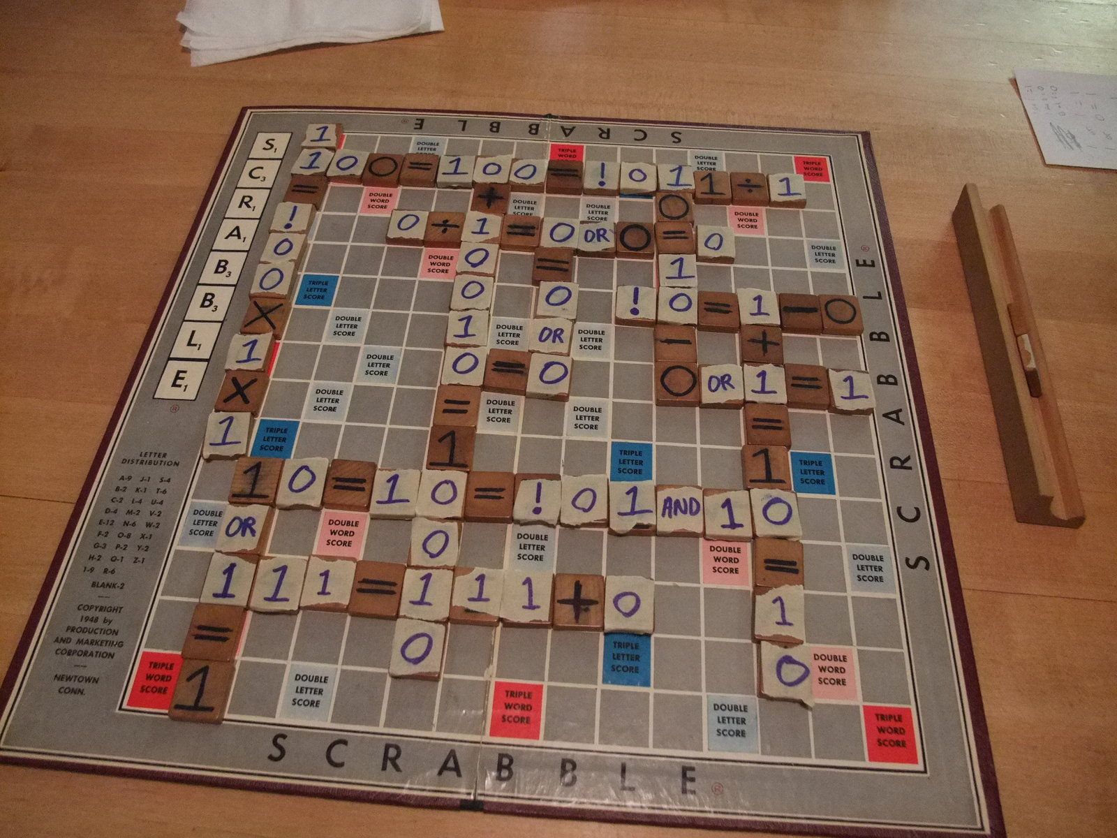 Binary Number Scrabble - the Game : 6 Steps - Instructables
