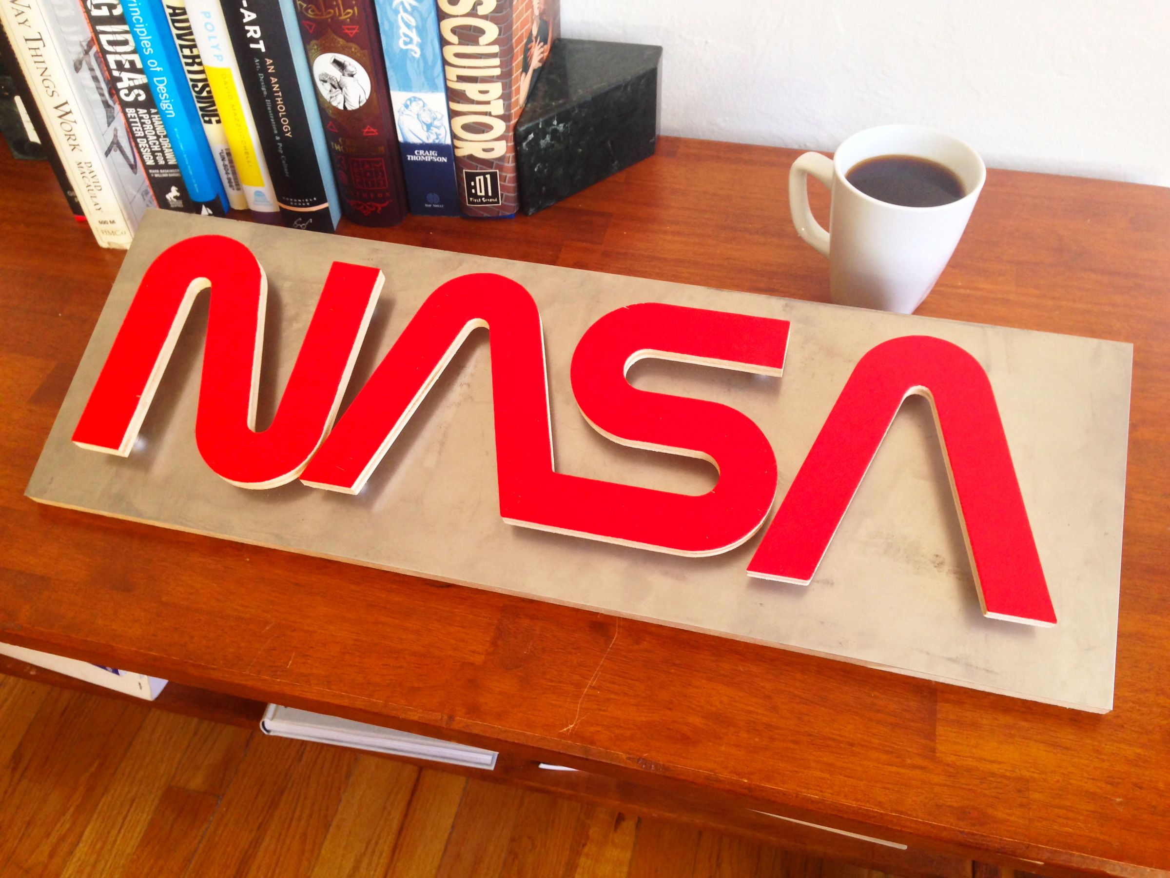 Wood and Metal NASA Sign : 5 Steps (with Pictures) - Instructables