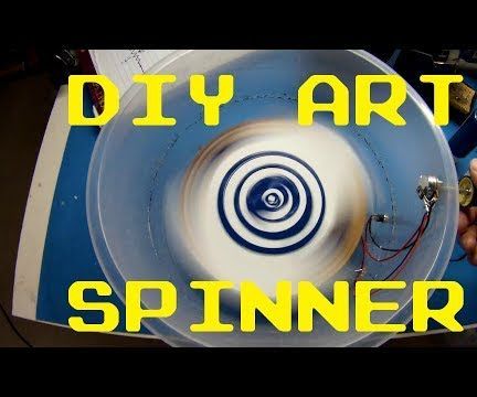 DIY Spin Art Machine With Speed Control Via Common Emitter Circuit : 6 ...