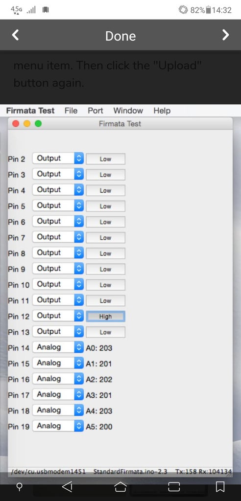 Arduino Installing Standard Firmata 6 Steps Instructables