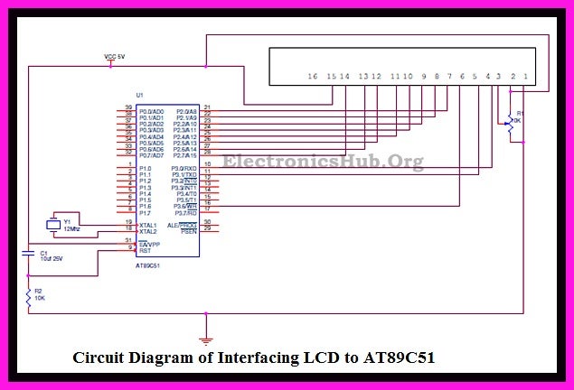 How to Interface 16X2 LCD With 8051 Microcontroller? - Instructables