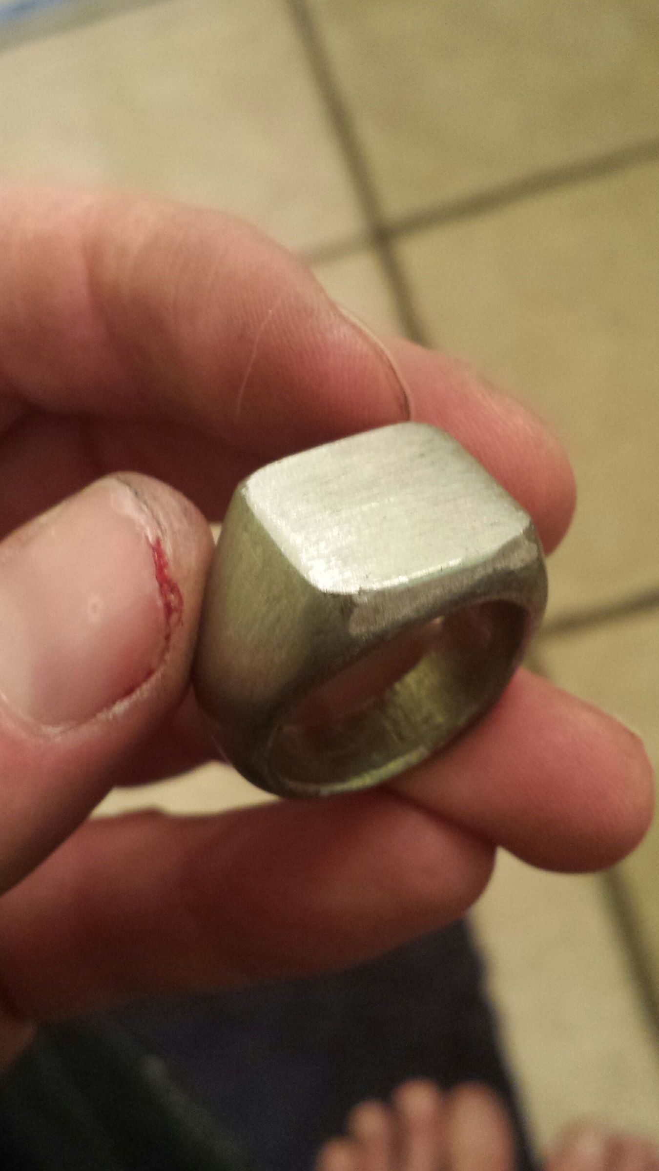 Signet Ring From Nut : 10 Steps (with Pictures) - Instructables