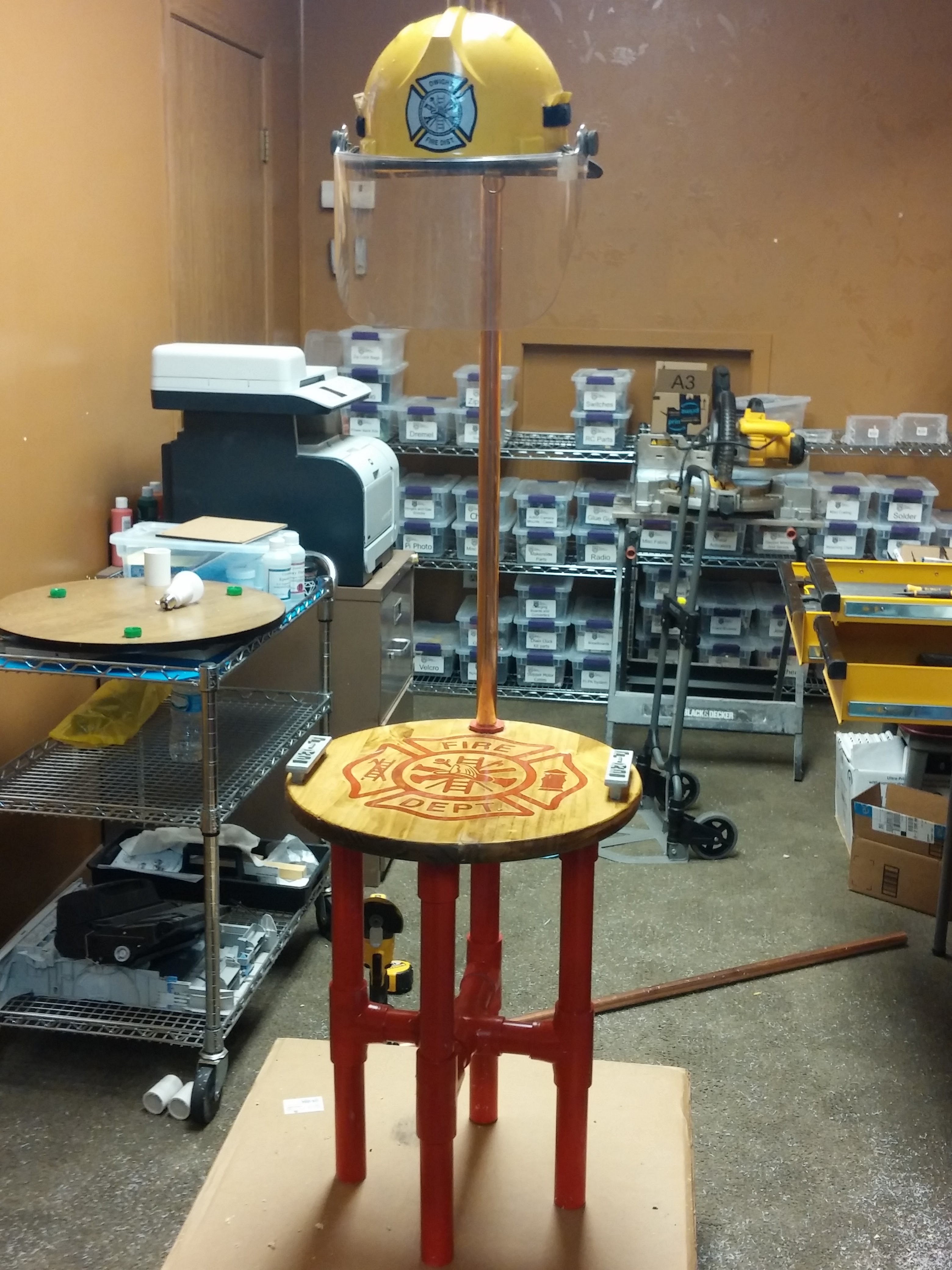 Firefighter Table and Lamp : 9 Steps (with Pictures) - Instructables
