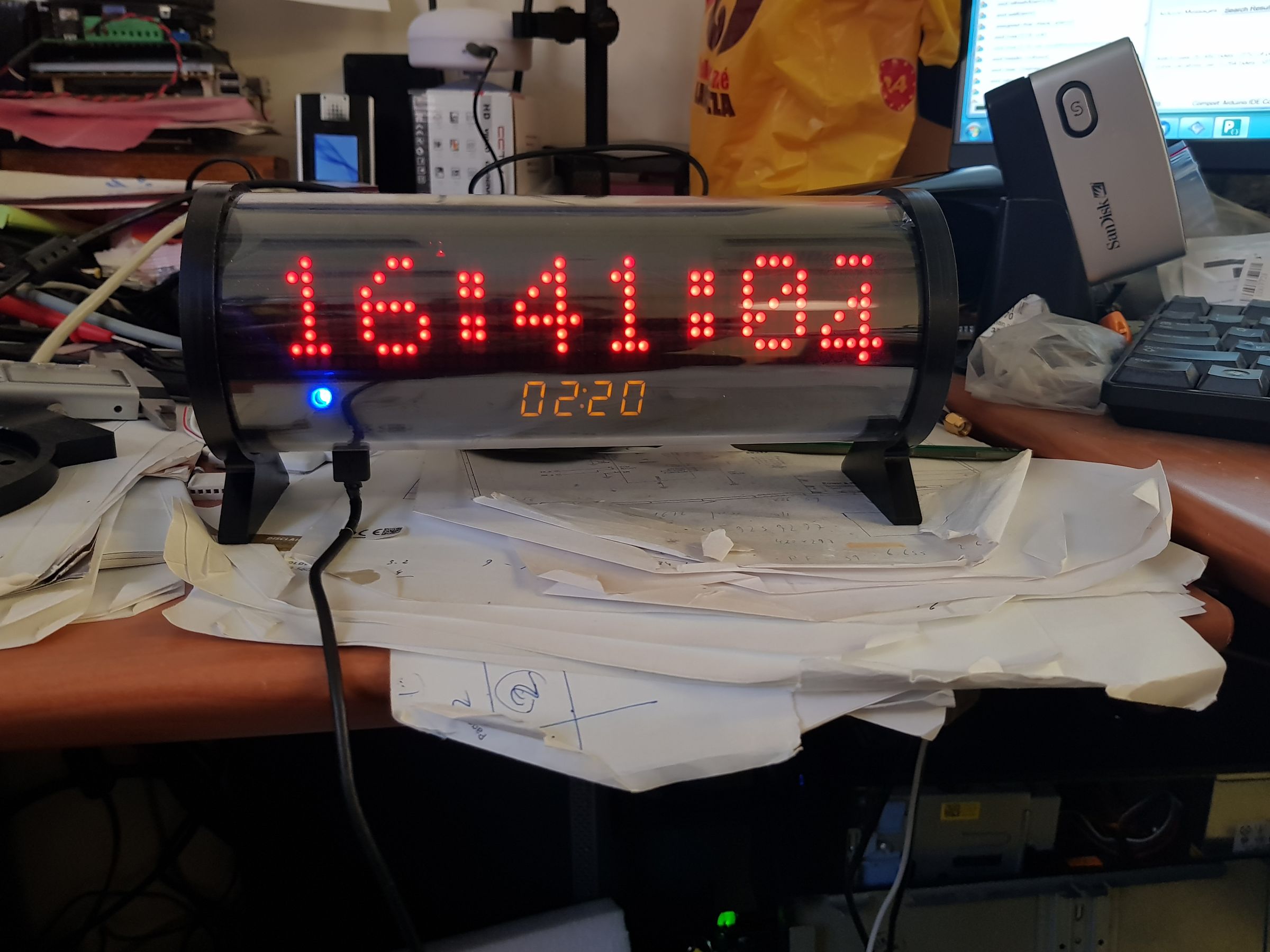 ESP8266 LED Matrix Clock : 8 Steps (with Pictures) - Instructables