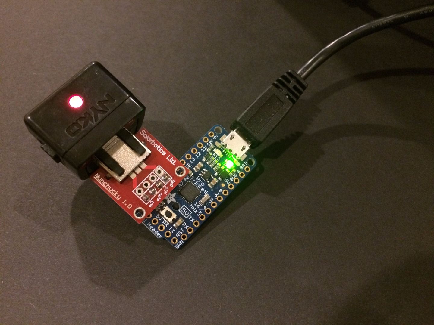 Wireless Wii Nunchuk-to-Mouse USB Stick for PC, Mac, and Tablet Video ...