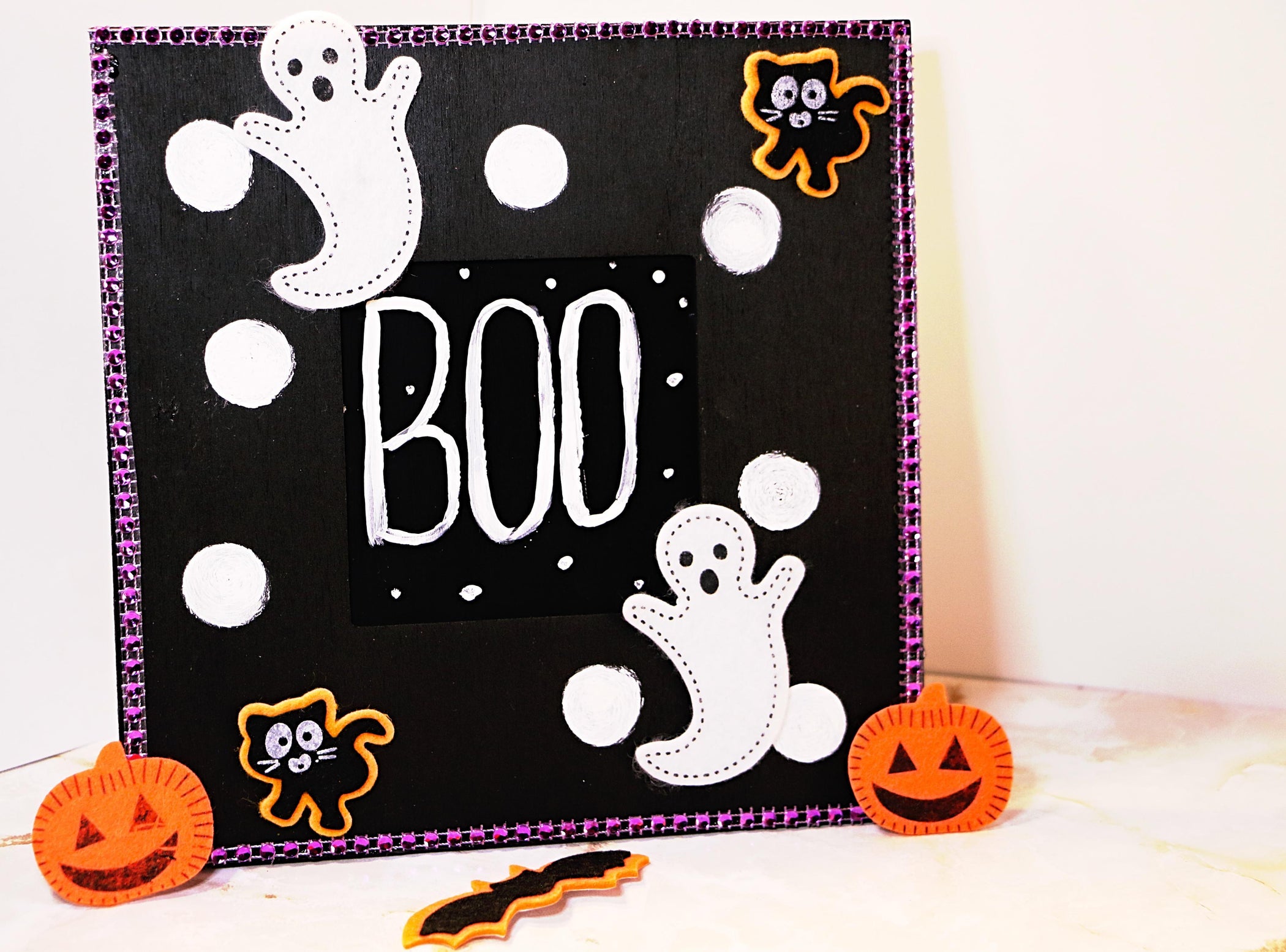 Unleash Your Creativity: Fun Halloween Picture Frame Art DIY : 6 Steps ...