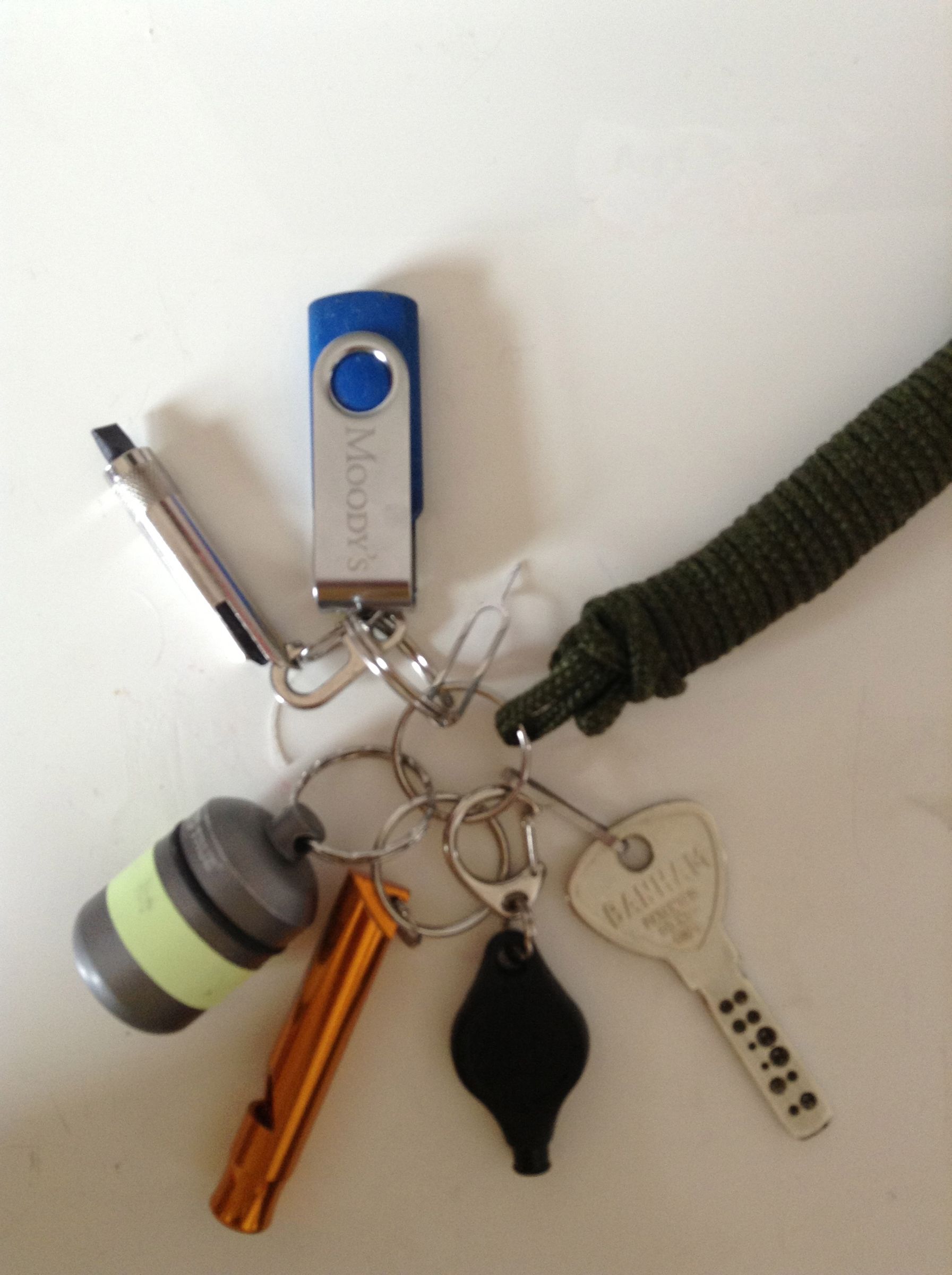 My Survival/Urban Keychain : 8 Steps - Instructables