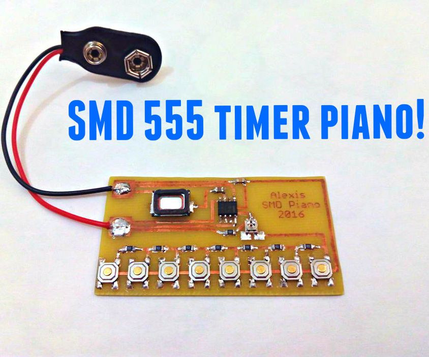 SMD 555 Timer Piano! : 4 Steps (with Pictures) - Instructables