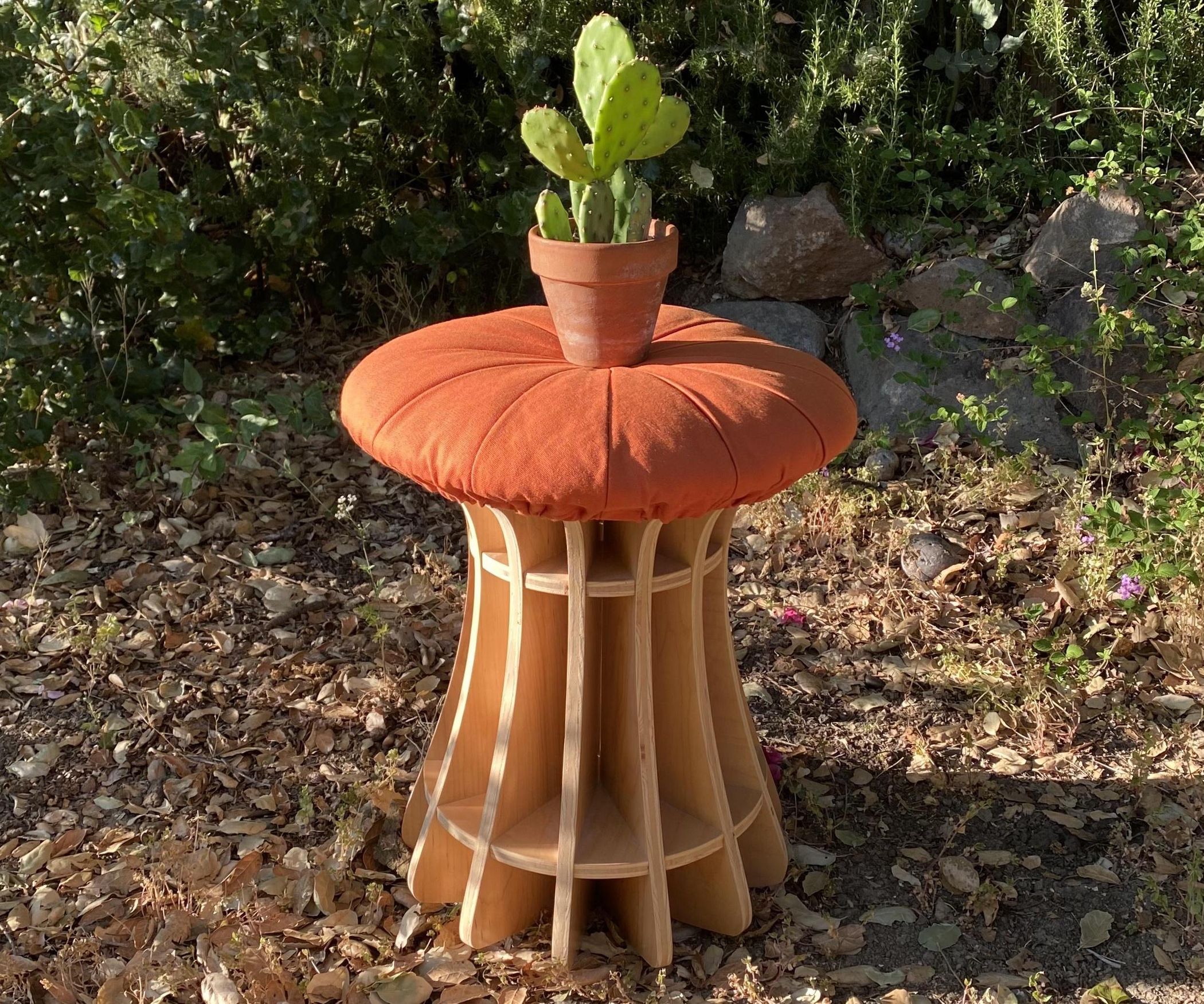 Toadstool: Mushroom-Inspired Rocking Stool : 17 Steps (with Pictures ...