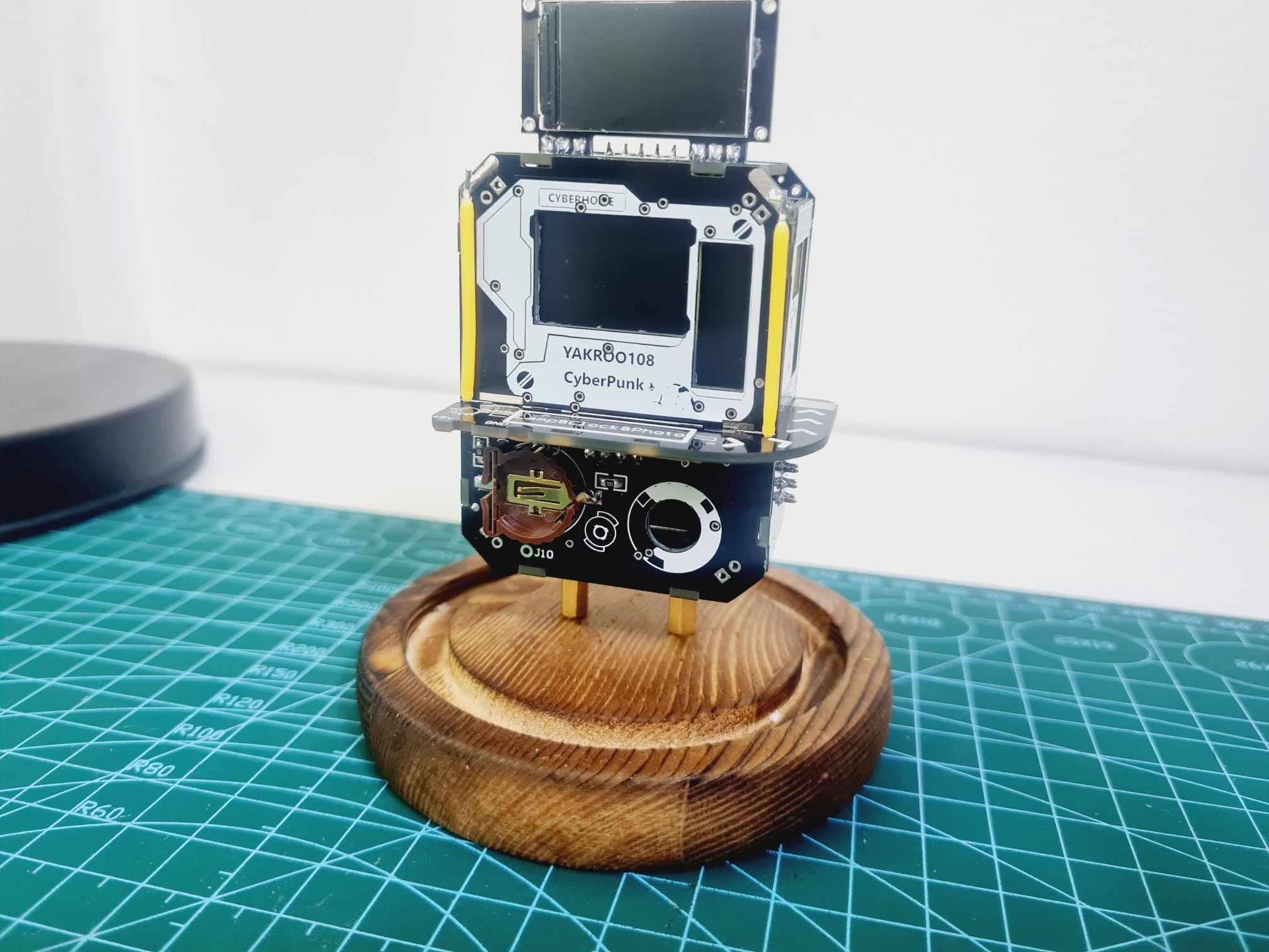LED Cyberhome Model With LCD Clock : 3 Steps - Instructables