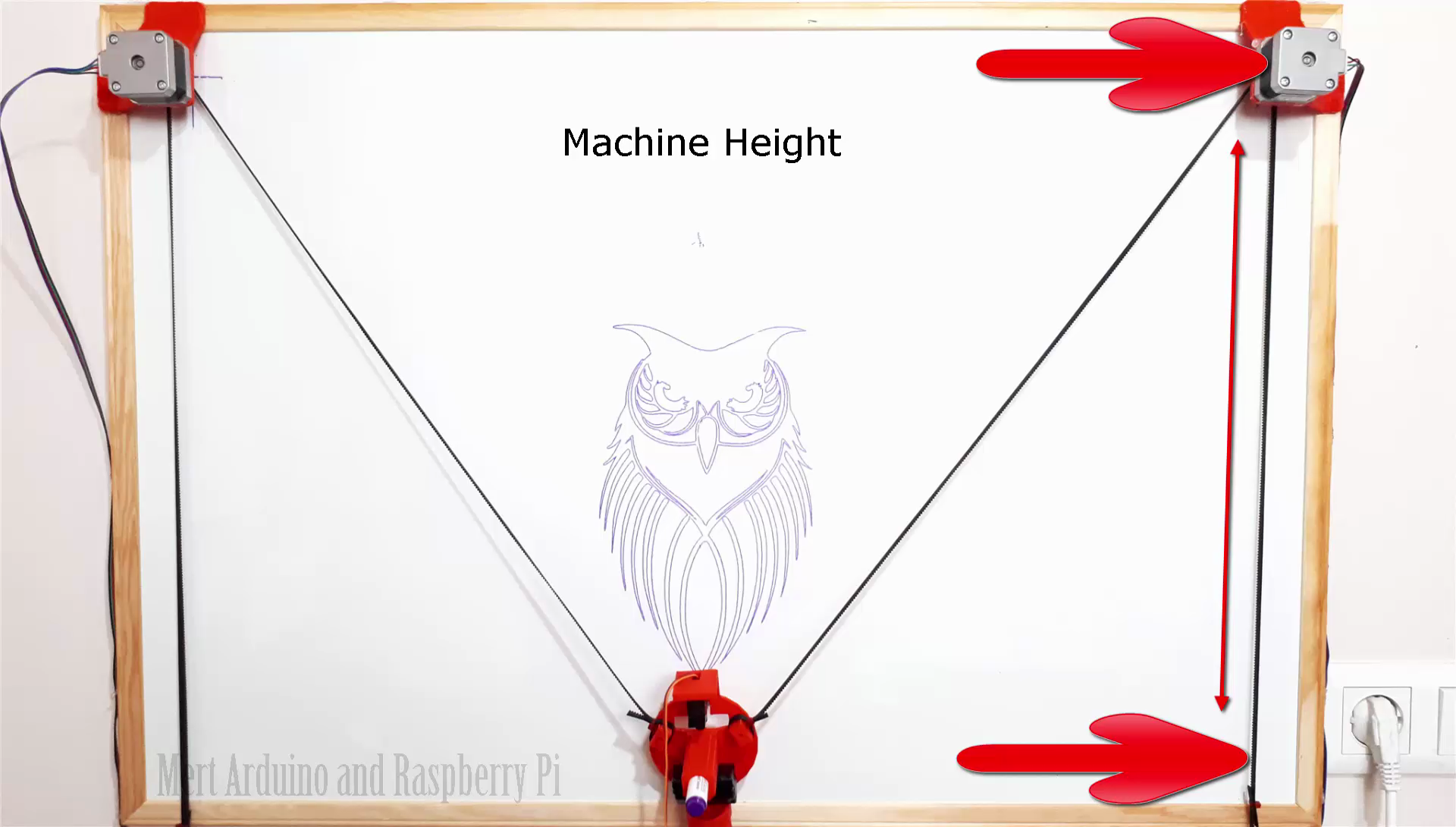 XY Plotter Drawing Robot | Arduino | Polargraph : 7 Steps (with ...