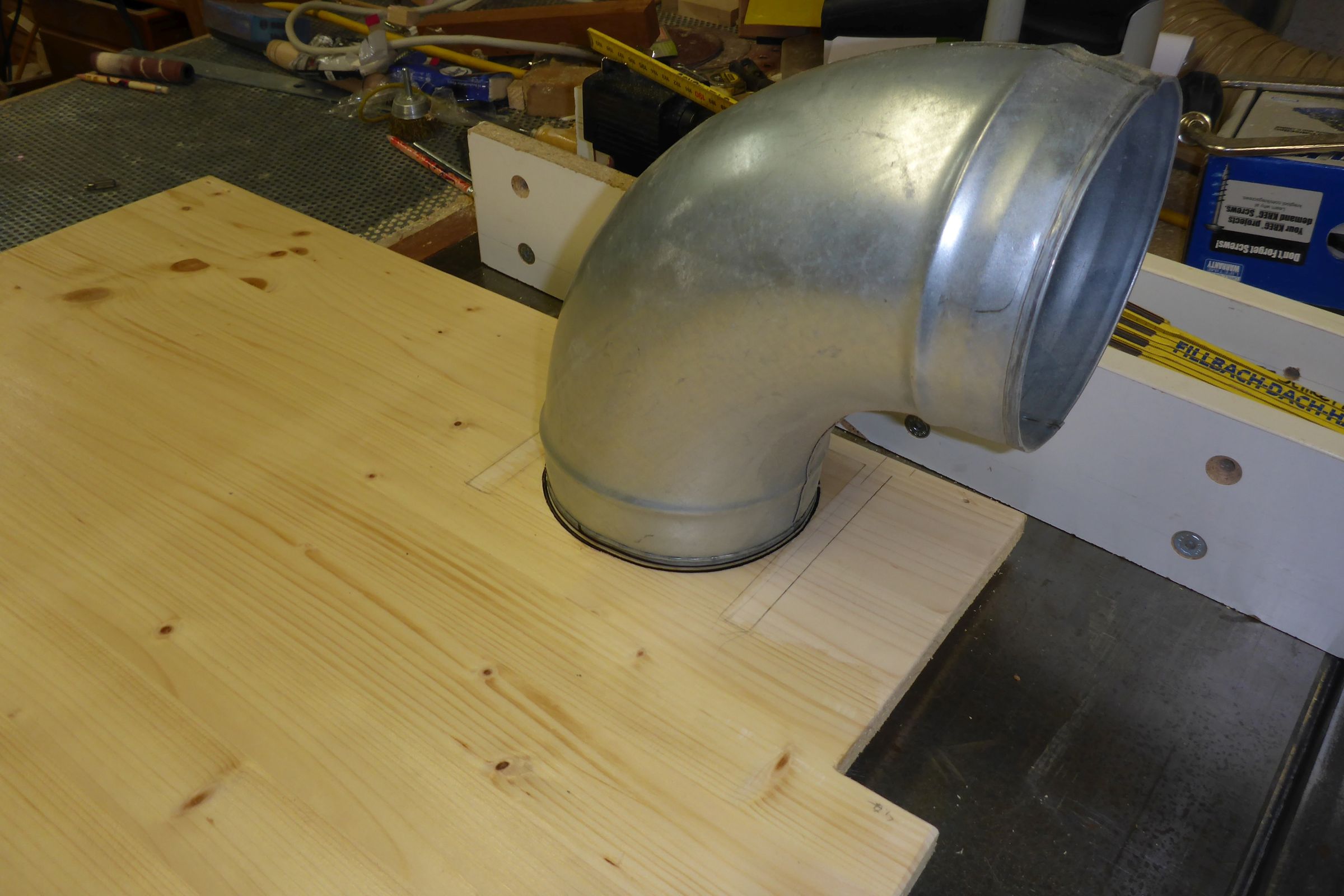Build a Dust Extraction Cabin for the Miter Saw : 10 Steps (with ...