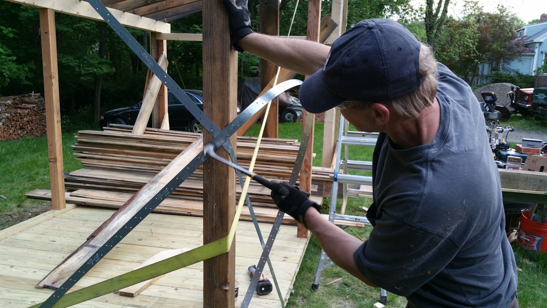 Build a Portable Rough-Sawn Shed : 15 Steps (with Pictures) - Instructables