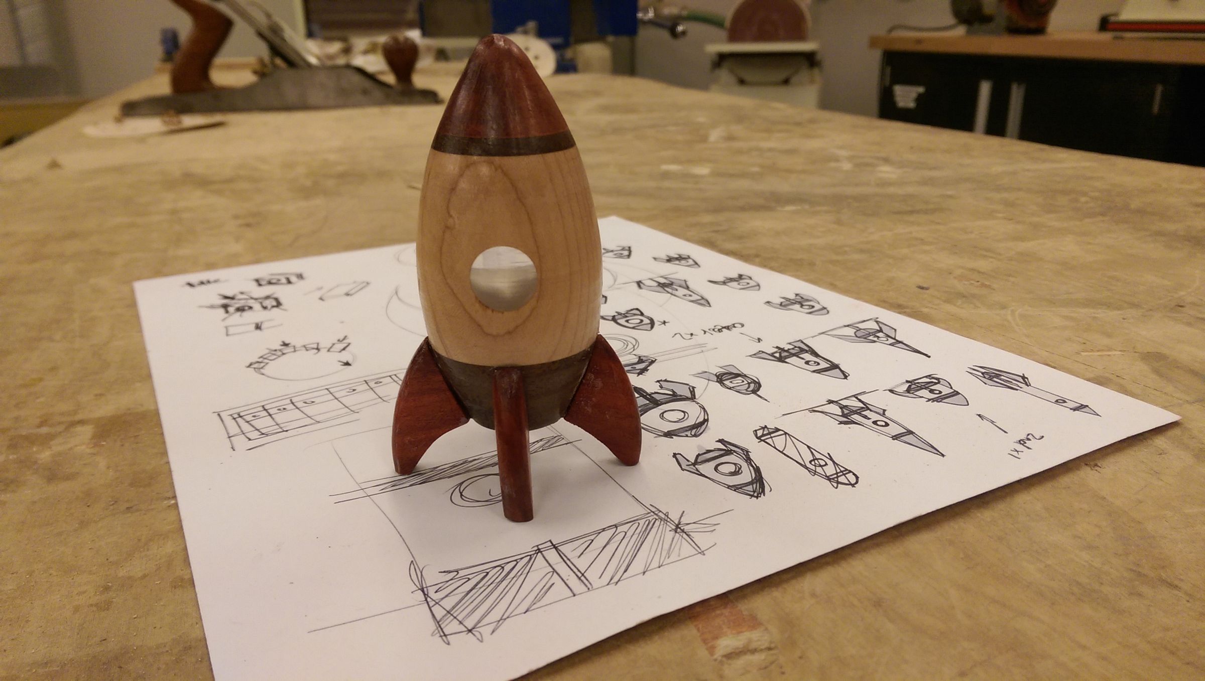 Wooden Rocket With a See-Through Window : 10 Steps (with Pictures ...