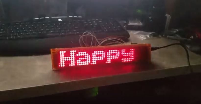 48 X 8 Scrolling LED Matrix Display Using Arduino and Shift Registers ...