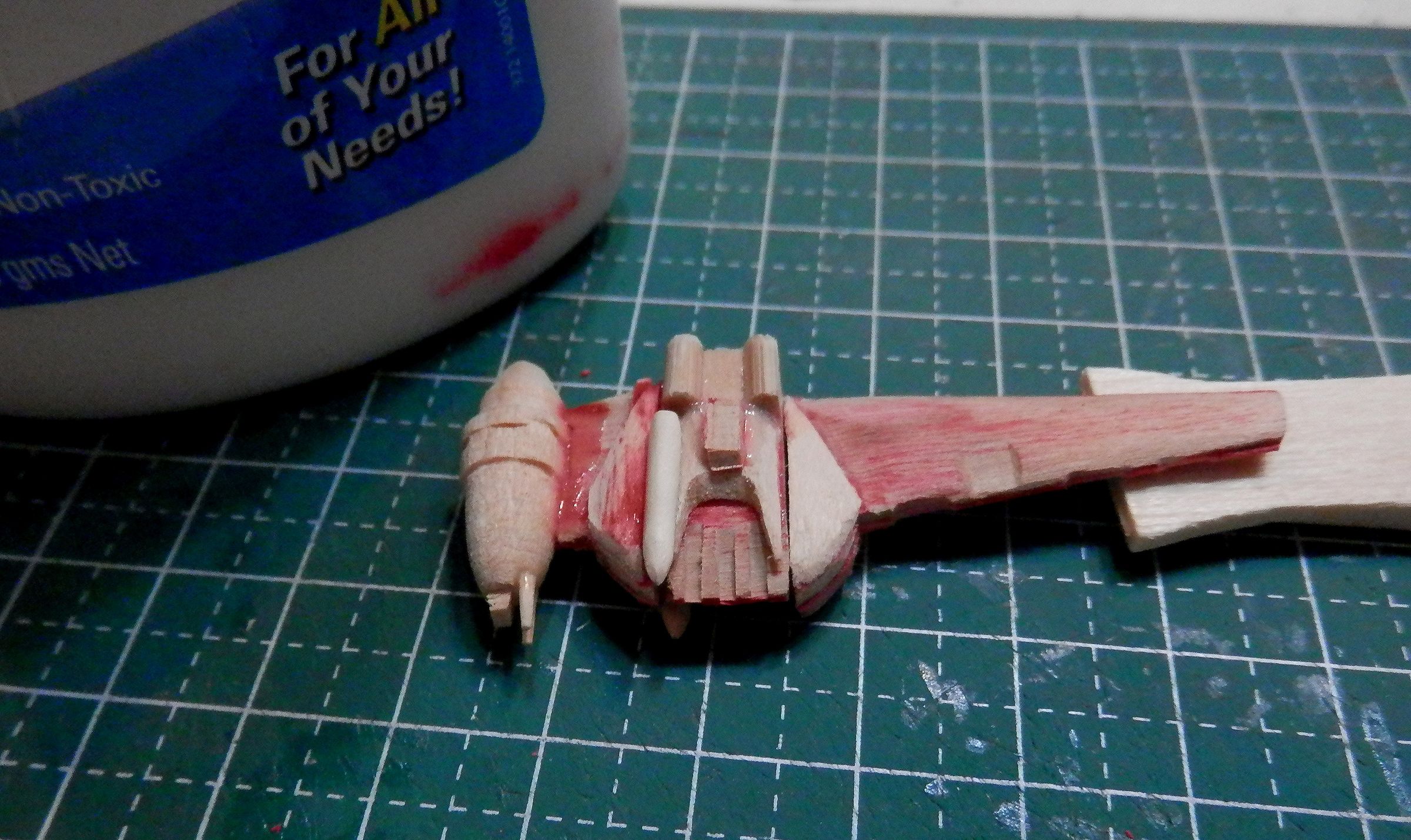 Mini B-Wing Popsicle Stick Model : 8 Steps (with Pictures) - Instructables