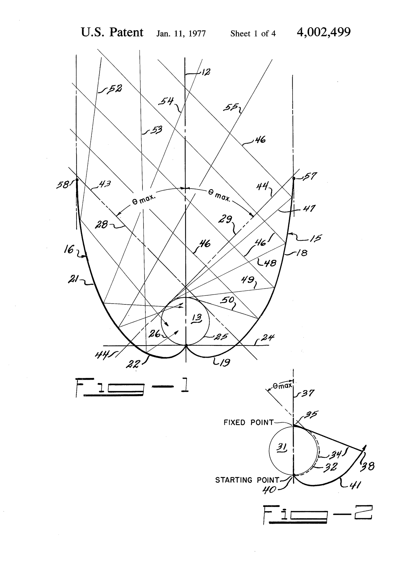 "Compound" Parabolic Solar Cooker, Make a Template With Technical ...
