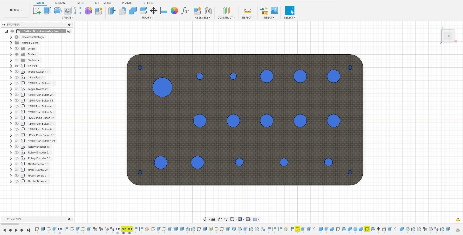 How to Design a Button Box Housing With Schematic and PCB : 7 Steps ...