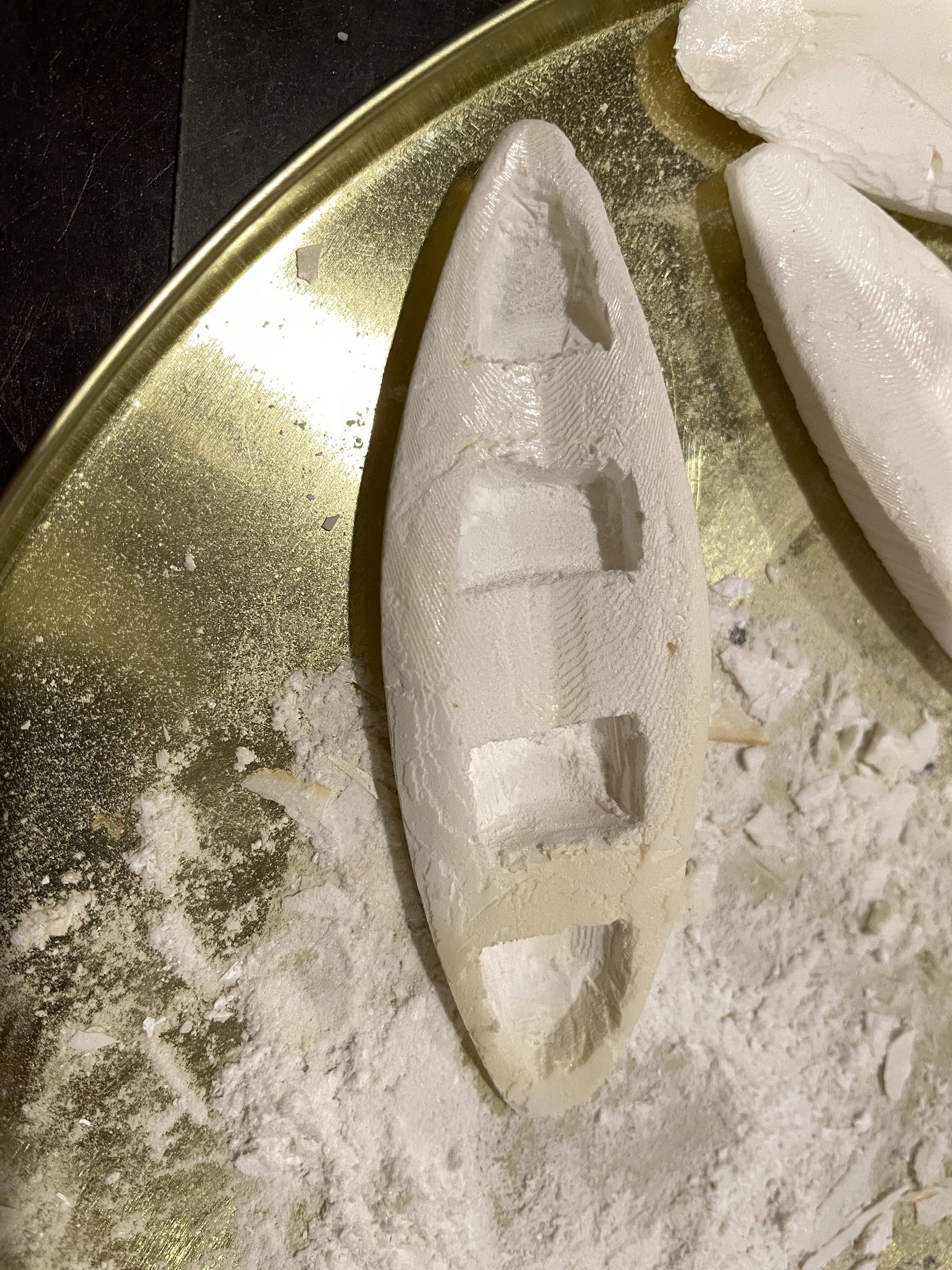 Fisherman Sculpture Out of Cuttlefish Bone/Cuttlebone : 4 Steps (with ...