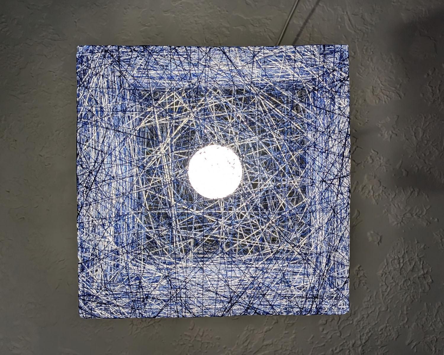 DIY Cube-Shaped String Pendant Lamp : 7 Steps (with Pictures ...