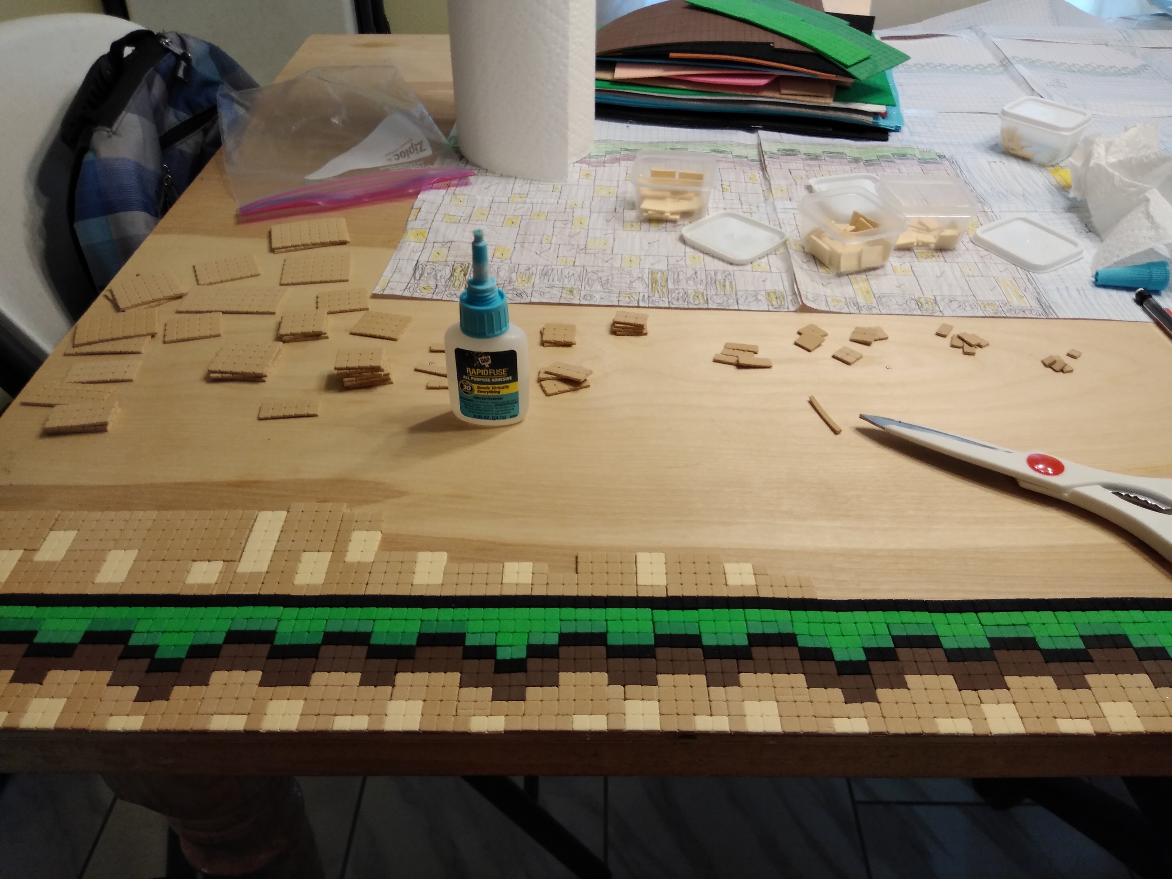 Mario Mosaic Tabletop : 10 Steps (with Pictures) - Instructables