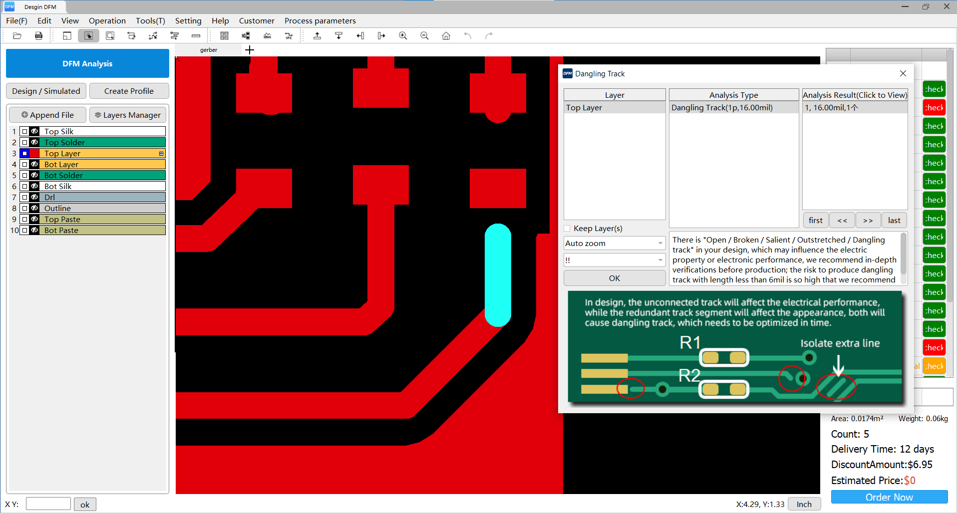 DFM Analysis for Beginners Using NextDFM : 6 Steps - Instructables