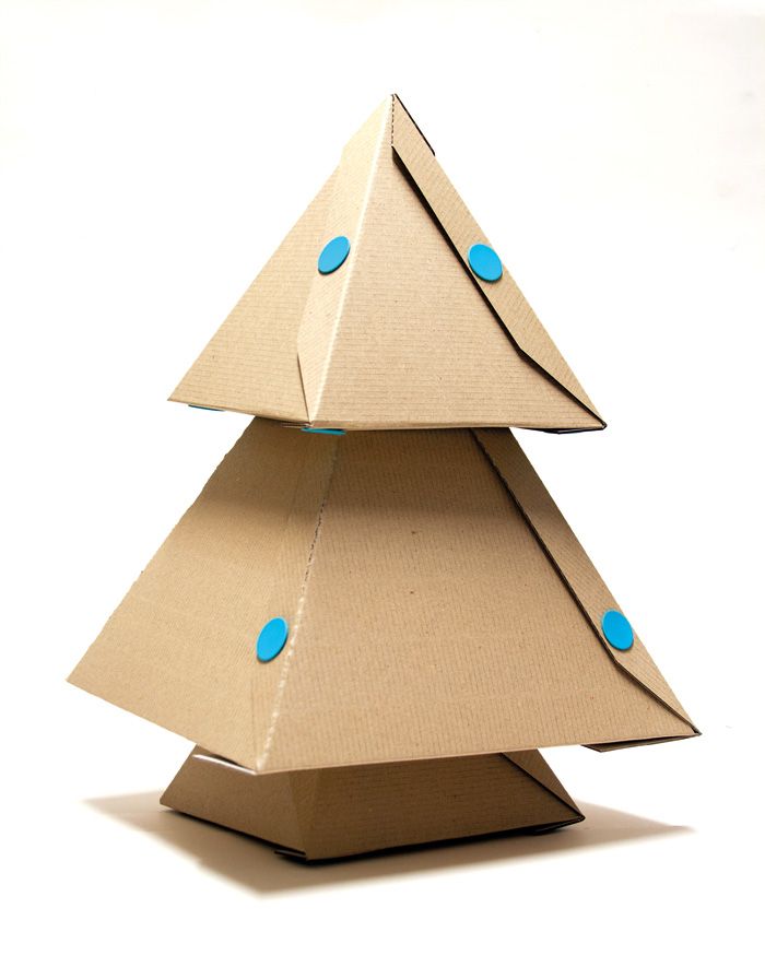 Makedo Mini Cardboard Christmas Tree : 5 Steps - Instructables