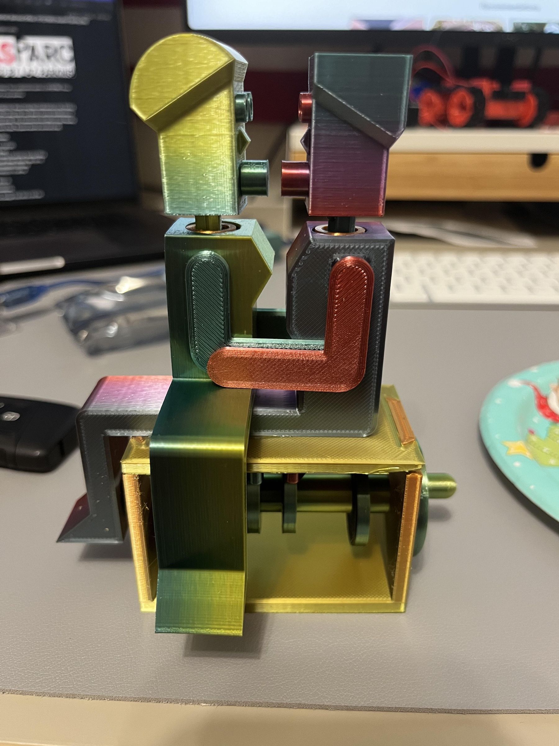 "Lora and I", a Simple 3D Printed Automaton. : 4 Steps (with Pictures ...