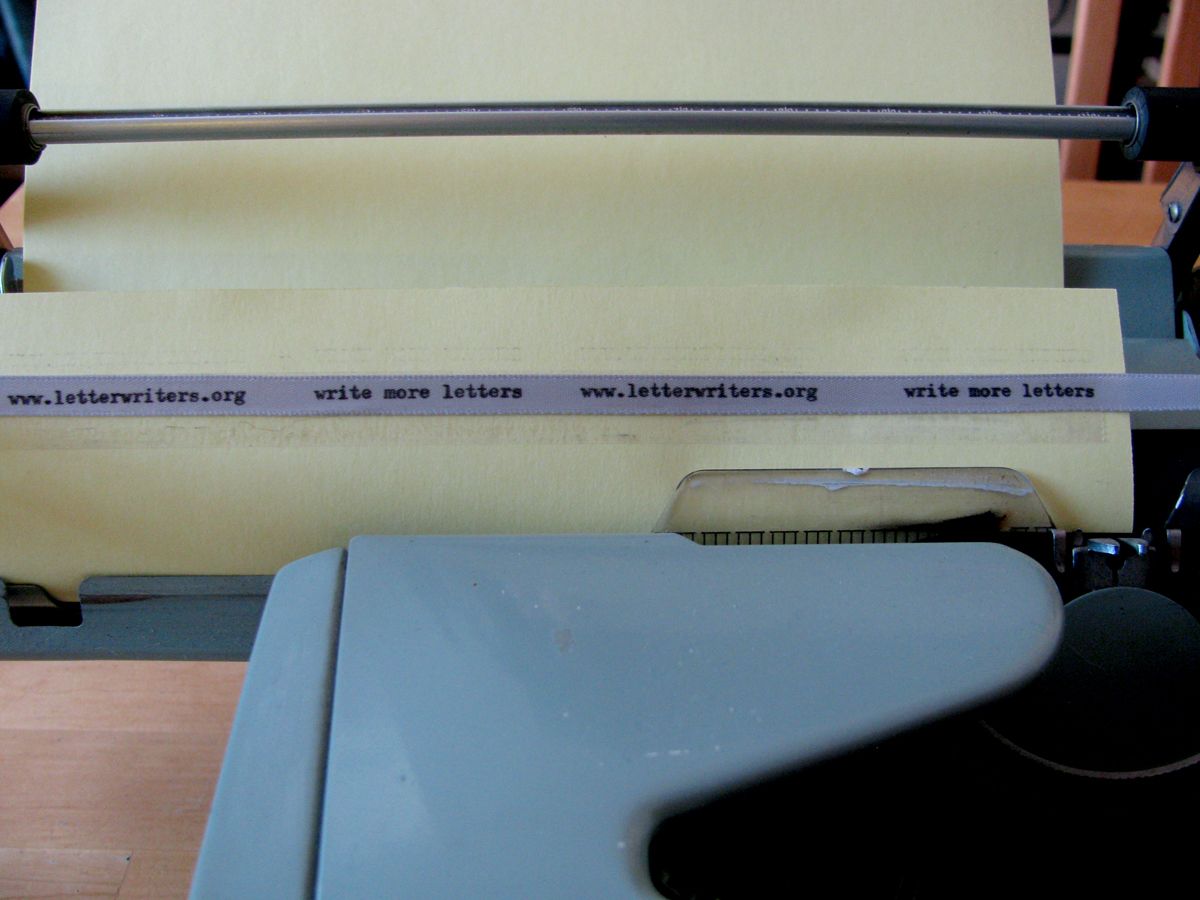Custom Printed Ribbon Using a Typewriter : 6 Steps (with Pictures ...