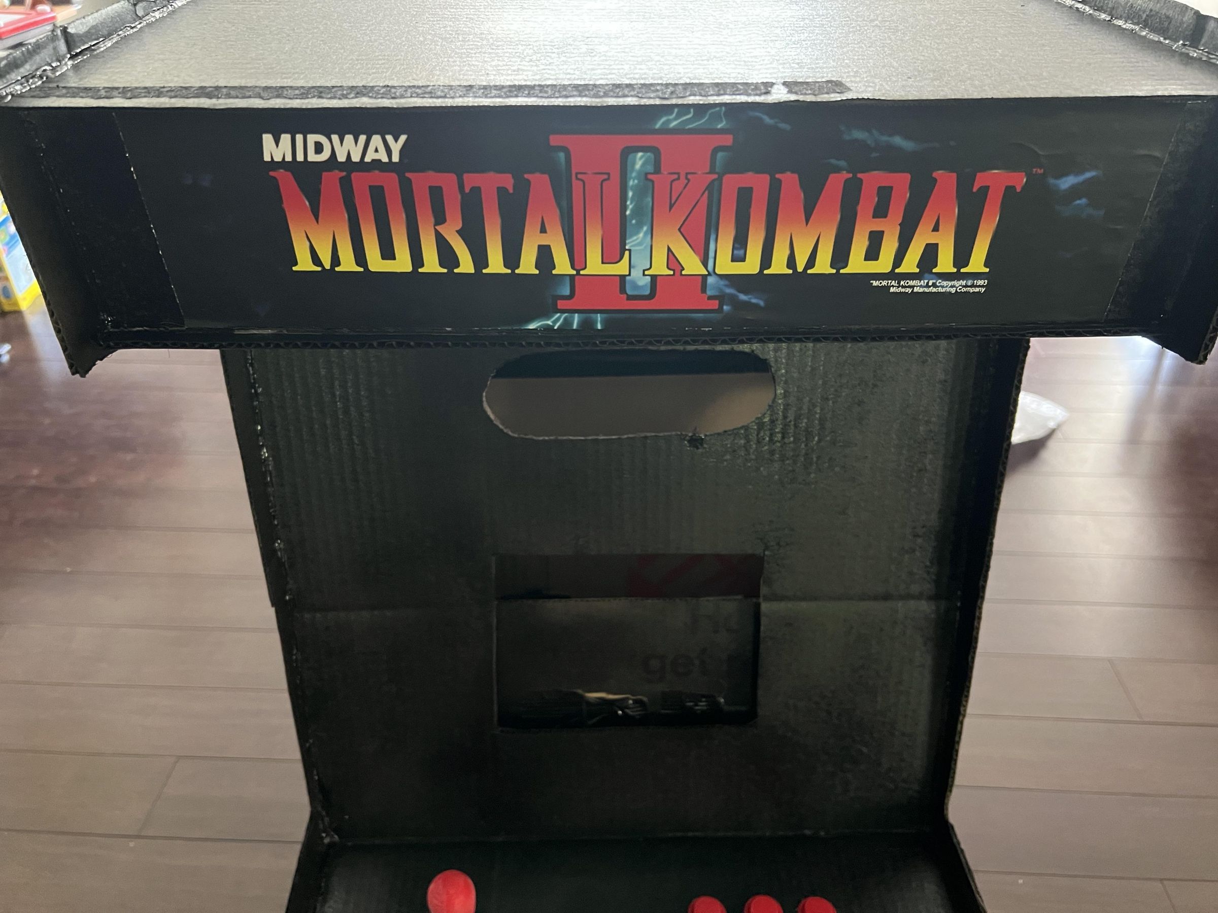 DIY Glowing Arcade Halloween Cardboard Costume : 11 Steps (with ...