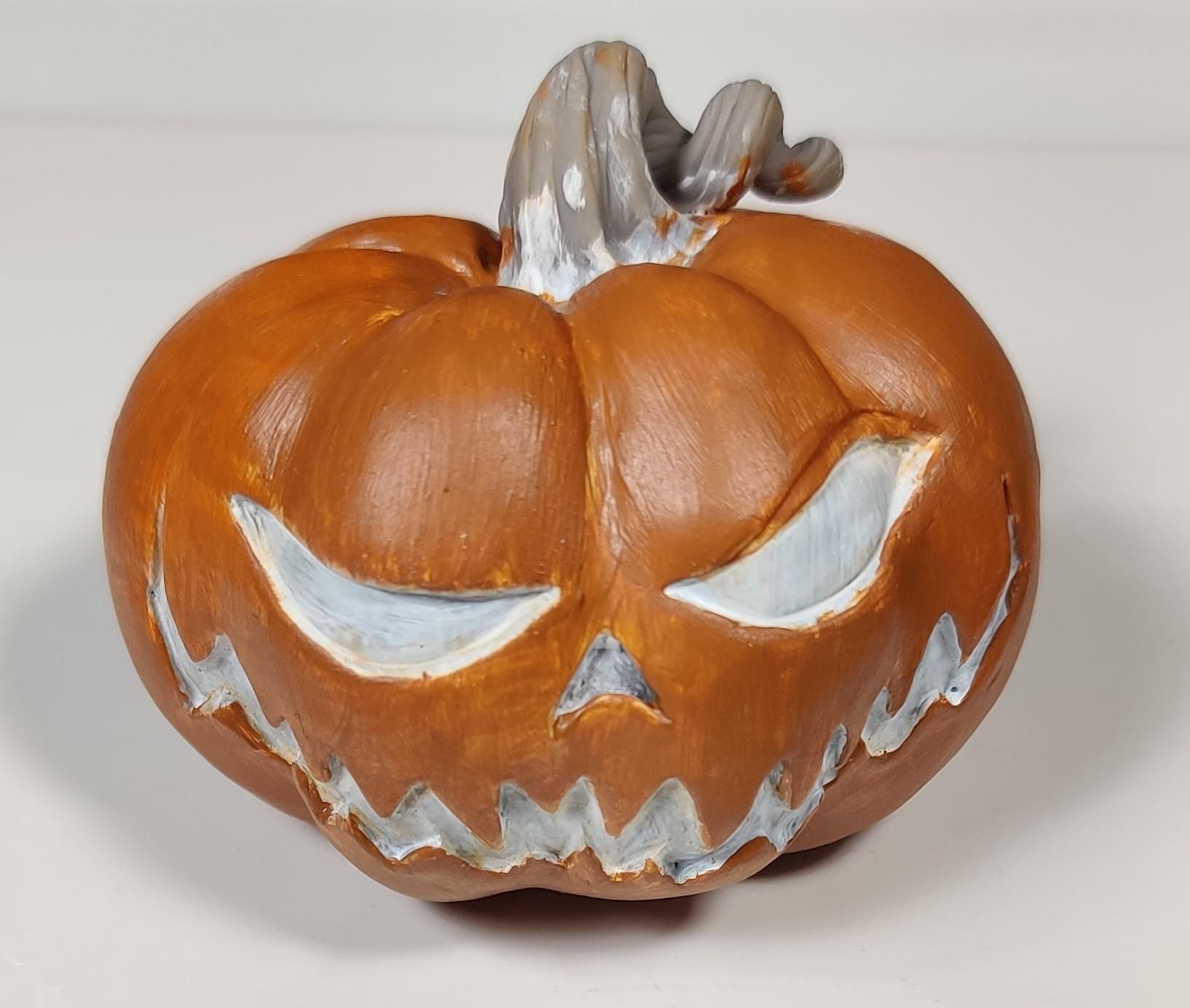 Sculpting and Painting a Polymer Clay Jack-O'-Lantern : 7 Steps (with ...