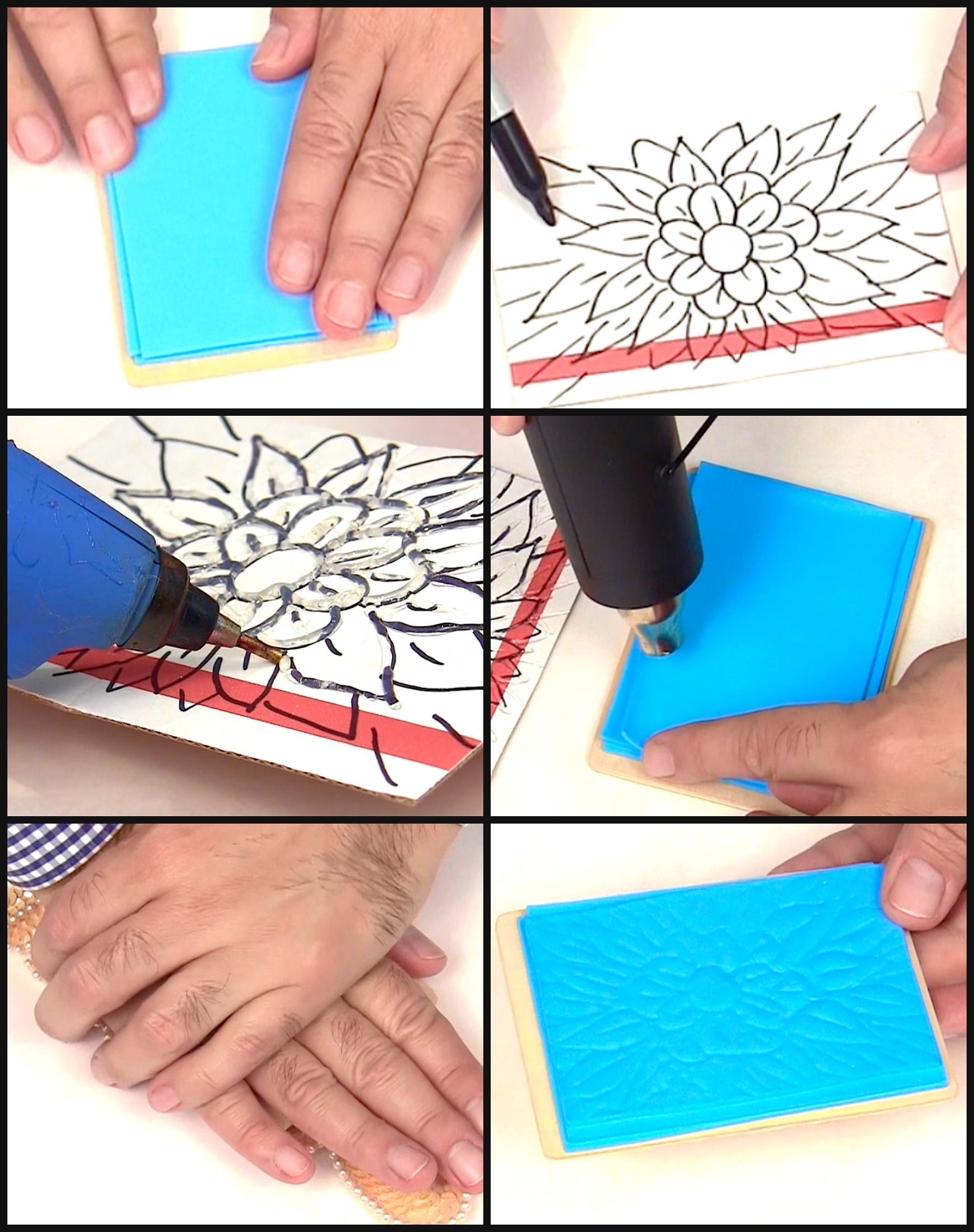 Heat Gun Rubber Stamps and ATCs : 5 Steps (with Pictures) - Instructables