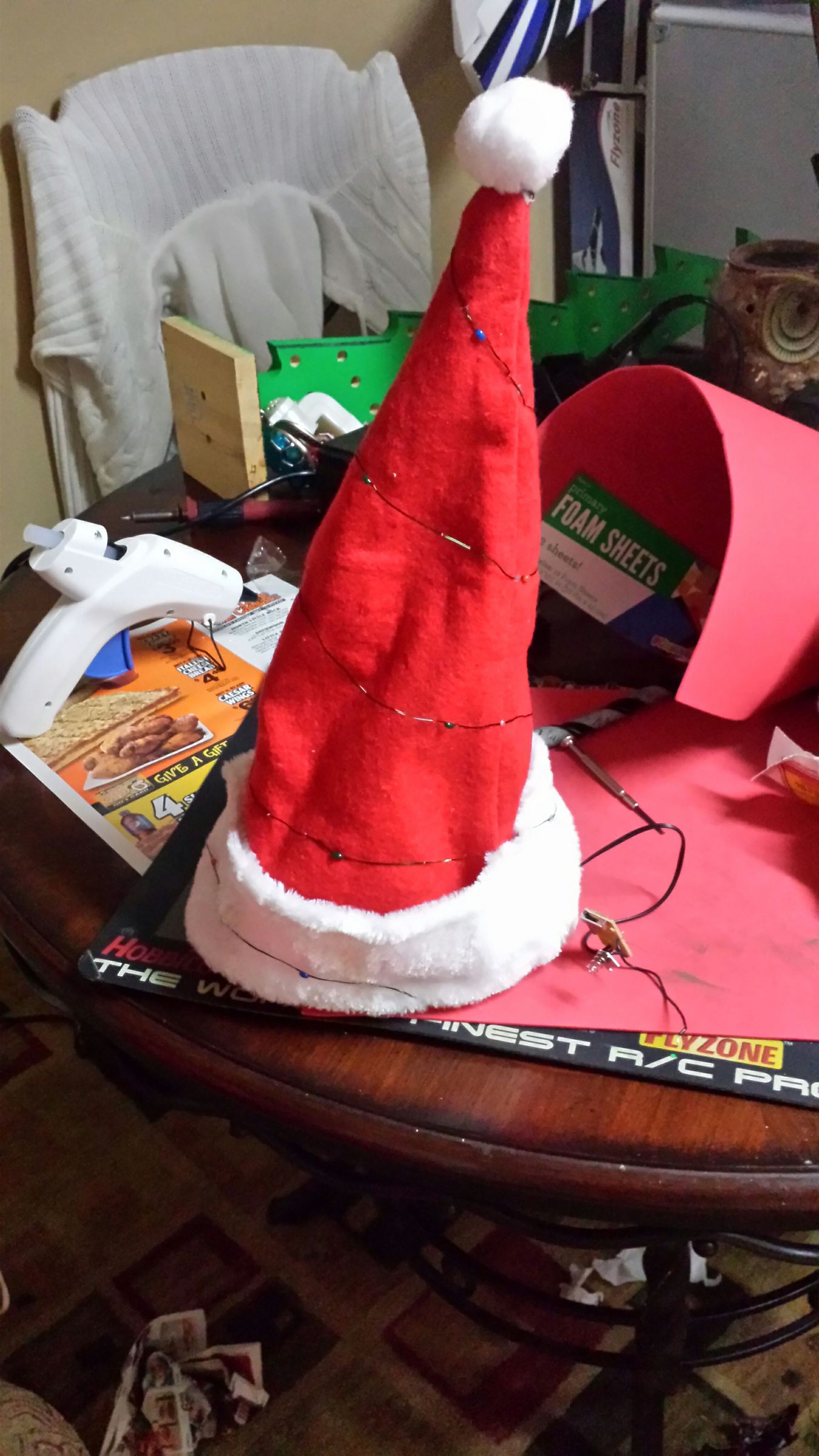 DIY Lighted Santa Hat : 3 Steps - Instructables
