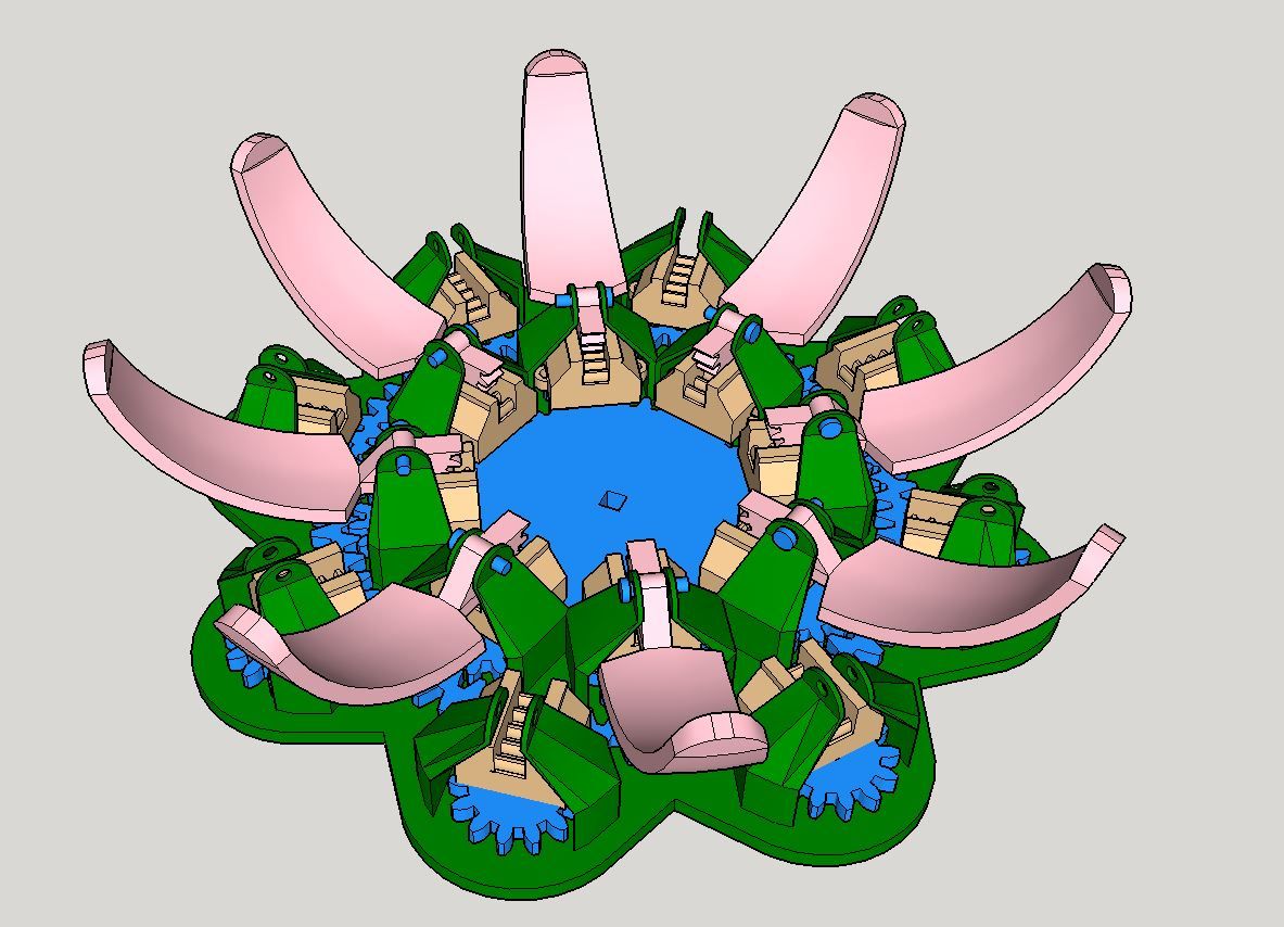 Blooming Lotus Automata : 9 Steps - Instructables