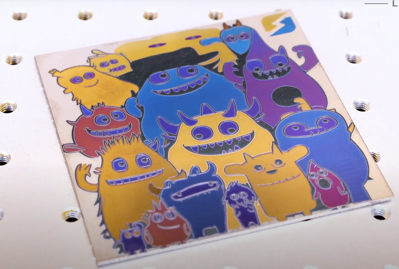 How to Make a Color Laser Engraving Monsters Parade : 6 Steps ...