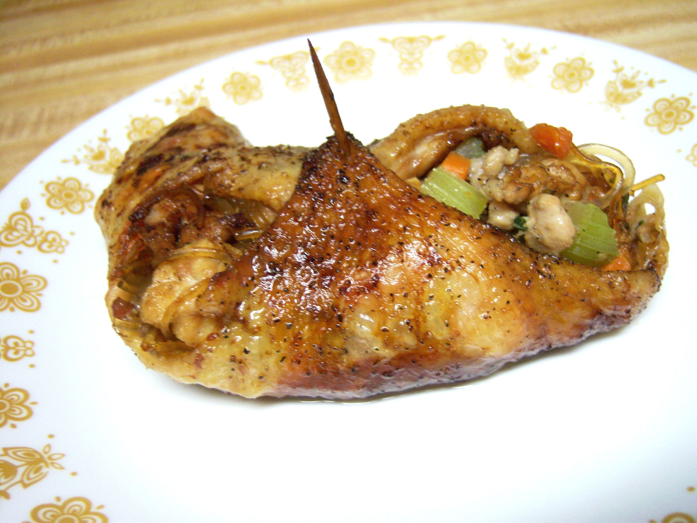 Asian Stuffed Chicken Quarters : 5 Steps - Instructables