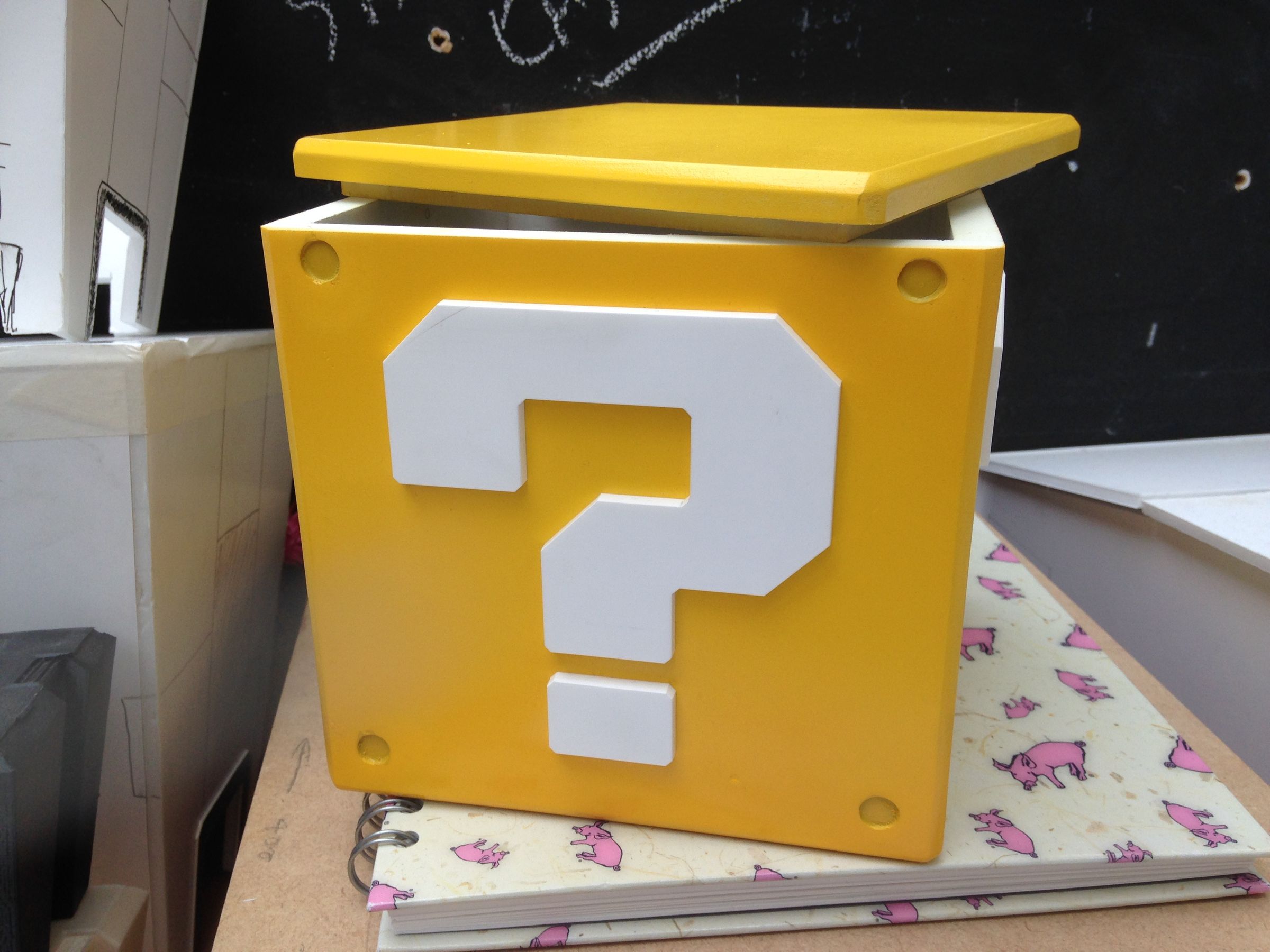 Super Mario: Question Block Box : 11 Steps (with Pictures) - Instructables