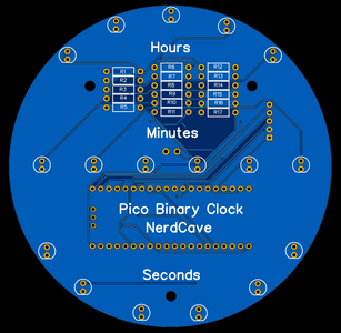 Nerdy Clock - Binary Clock Using Pico W : 5 Steps (with Pictures) - Instructables