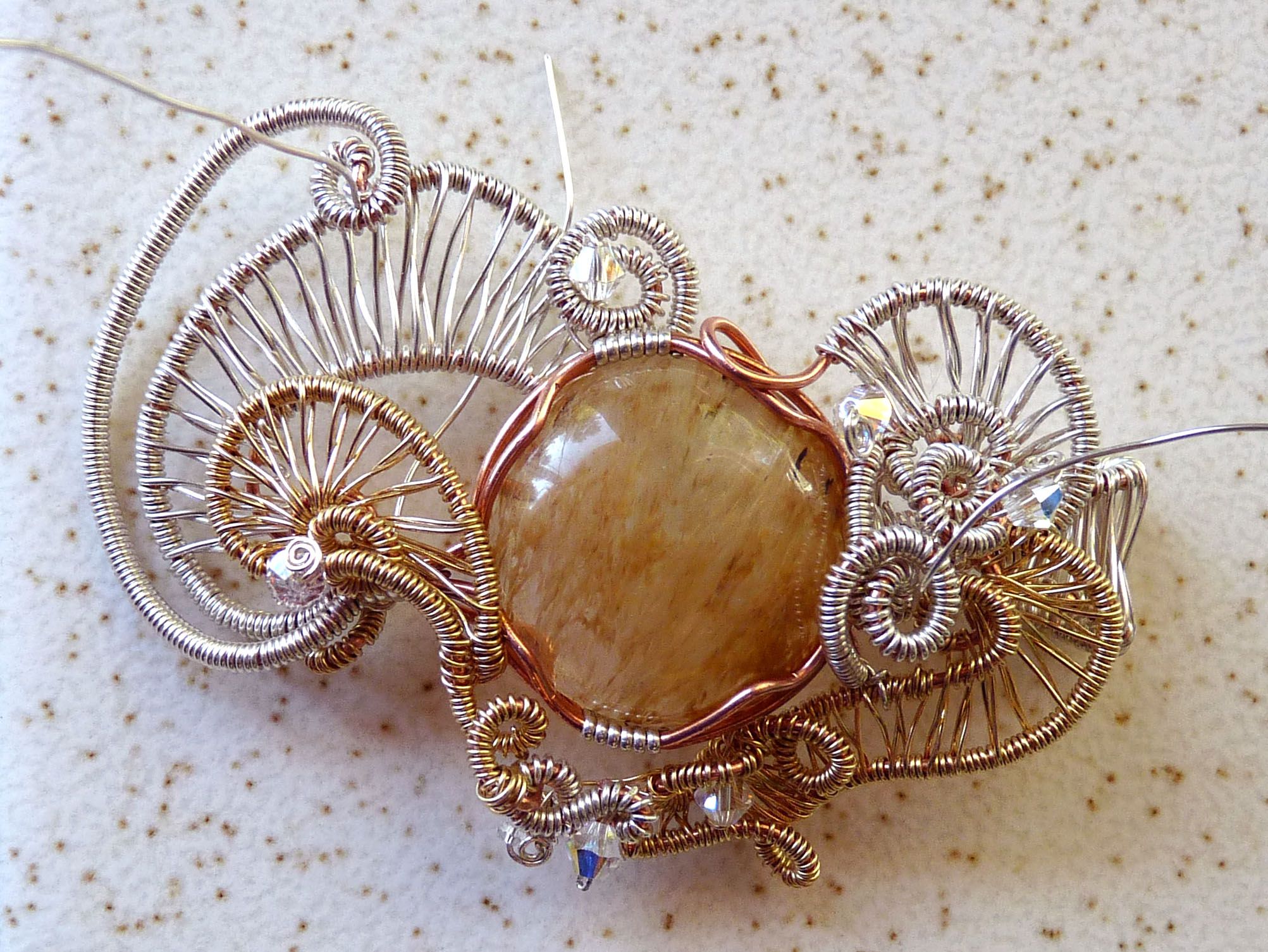 Amazing Wire Weave Pendant : 22 Steps (with Pictures) - Instructables